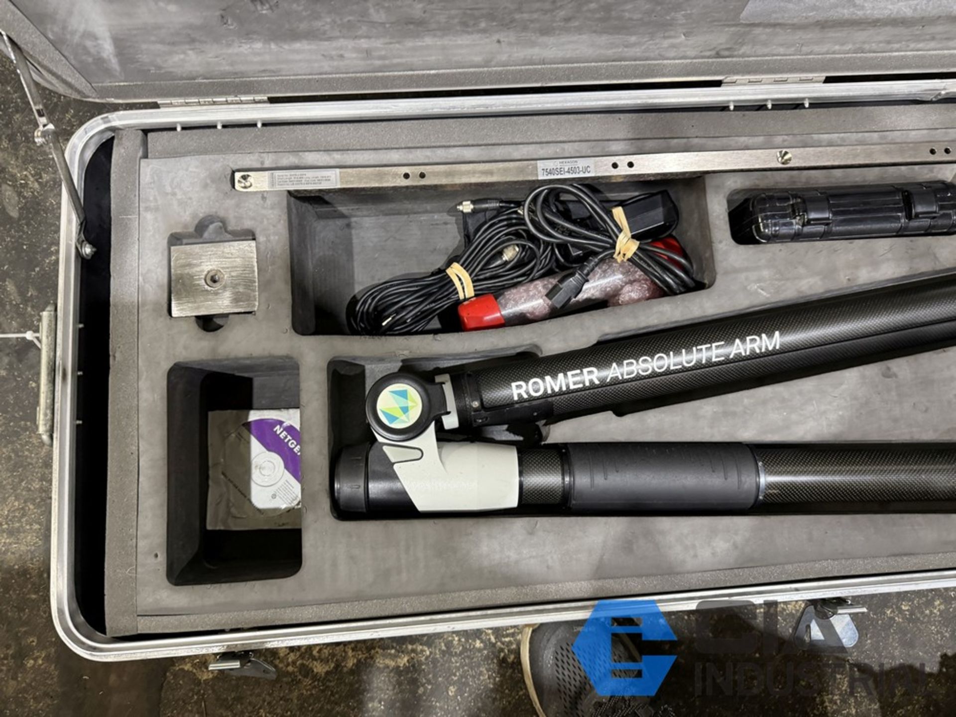 HEXAGON METROLOGY ROMER MODEL RA-7540SEI-3 PORTABLE COORDINATE ...