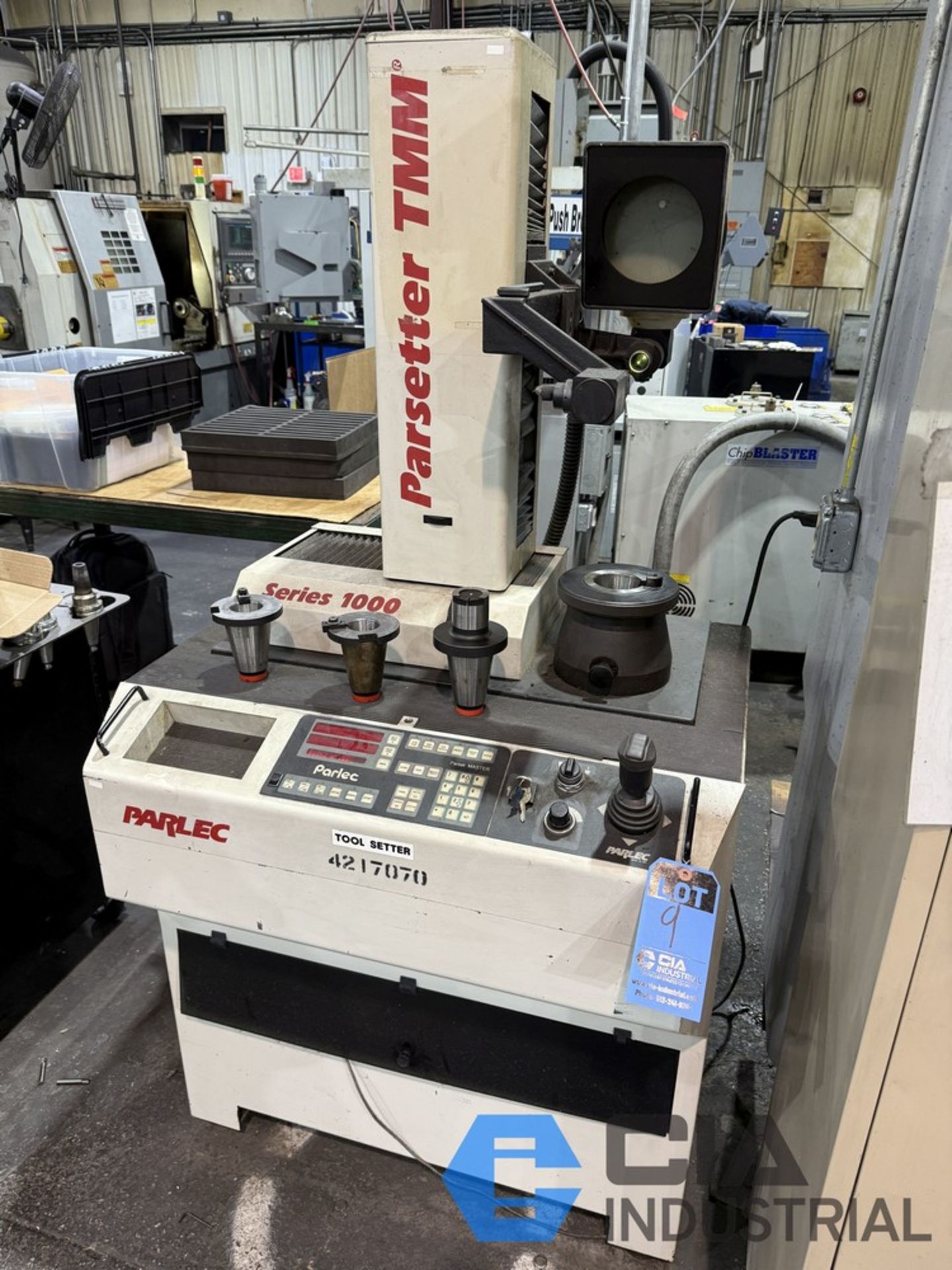 PARLEC SERIES 1000 TOOL PRESETTER, S/N PA632-0601 **BOARD ISSUE**