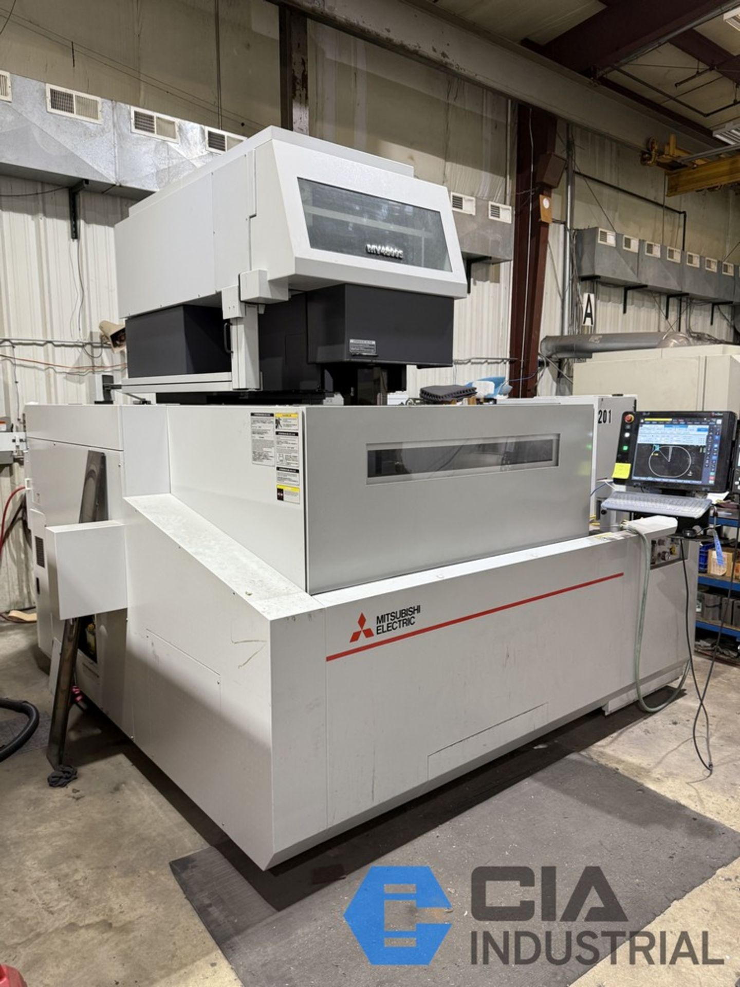MITSUBISHI MODEL MV4800S CNC WIRE EDM, S/N 59CS4020 (2021); MITSUBISHI ...