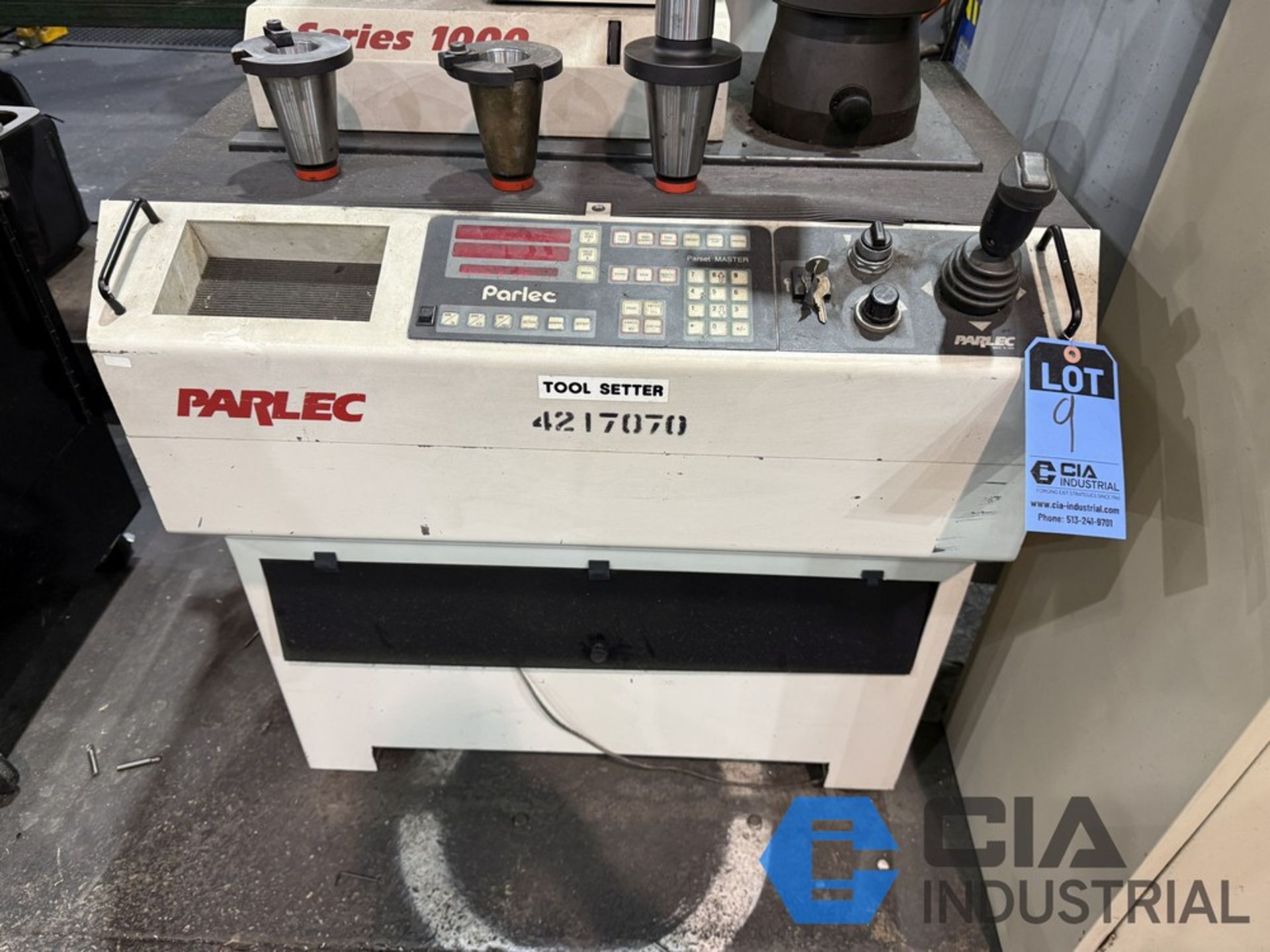 PARLEC SERIES 1000 TOOL PRESETTER, S/N PA632-0601 **BOARD ISSUE**