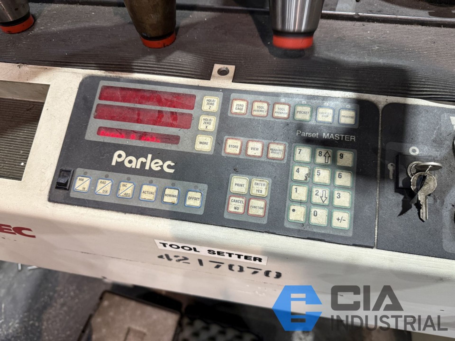 PARLEC SERIES 1000 TOOL PRESETTER, S/N PA632-0601 **BOARD ISSUE**