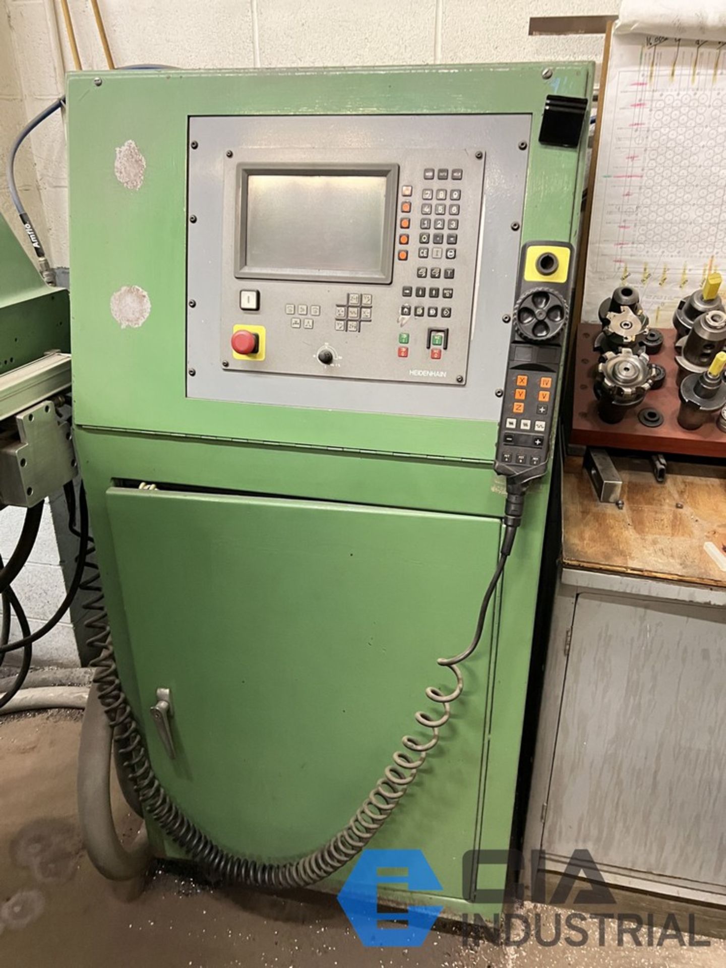 DEVLIEG MODEL 43K-48 SPIRAMATIC CNC JIGMILL; S/N 9201, HEIDENHAIN CNC ...