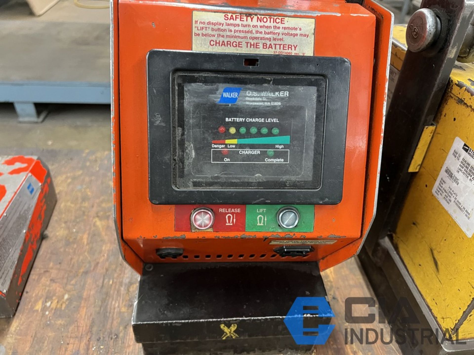 3,000 LB. O.S. WALKER WBM-13PB ELECTRIC LIFTING MAGNET; S/N 2634