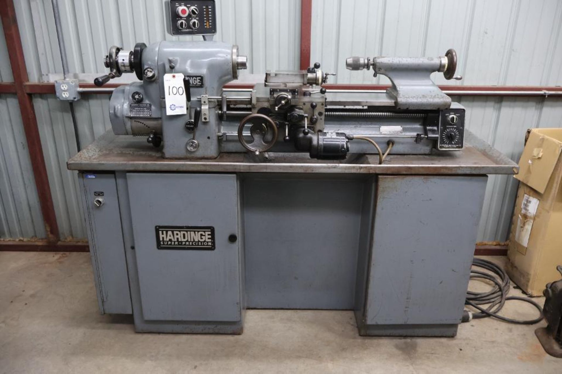 Hardinge HLV-H Super Precision Lathe Includes 3 & 4 Jaw chuck, collets ...