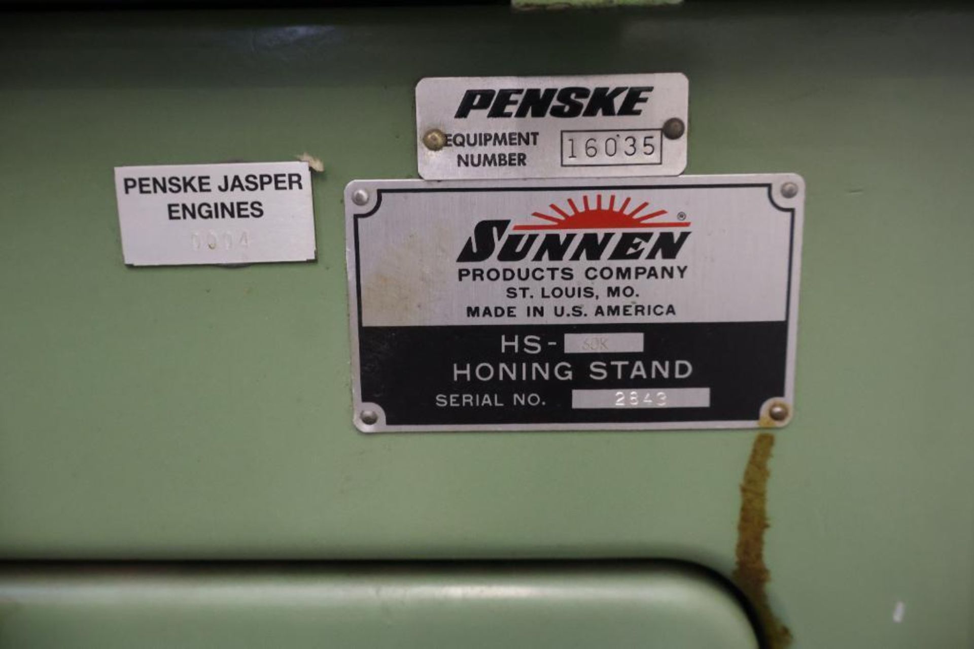Sunnen HS-60K horizontal valve guide honing machine