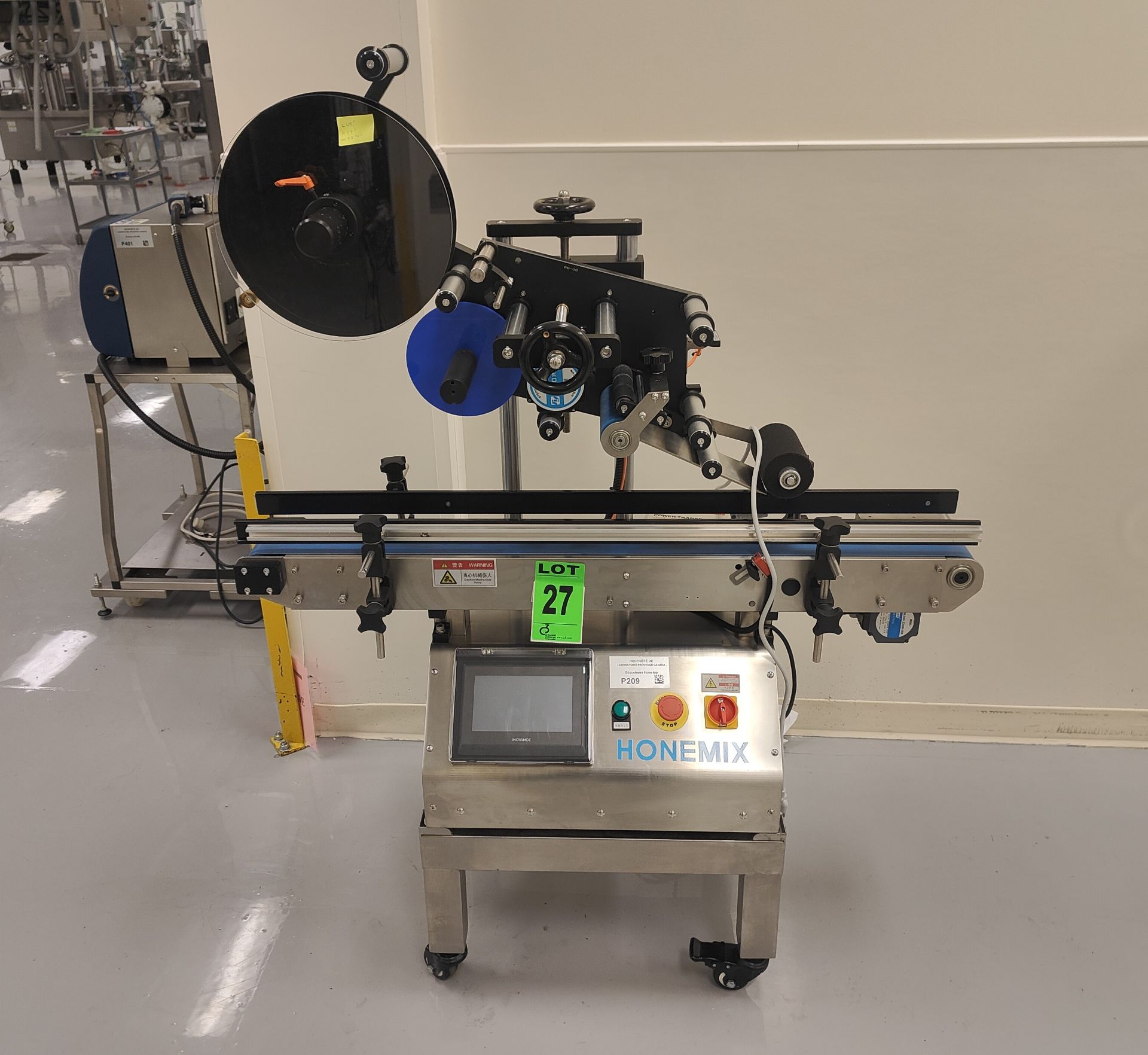 HONEMIX Semi-Automatic Self-Adhesive Sticker Label Applicator for flat ...