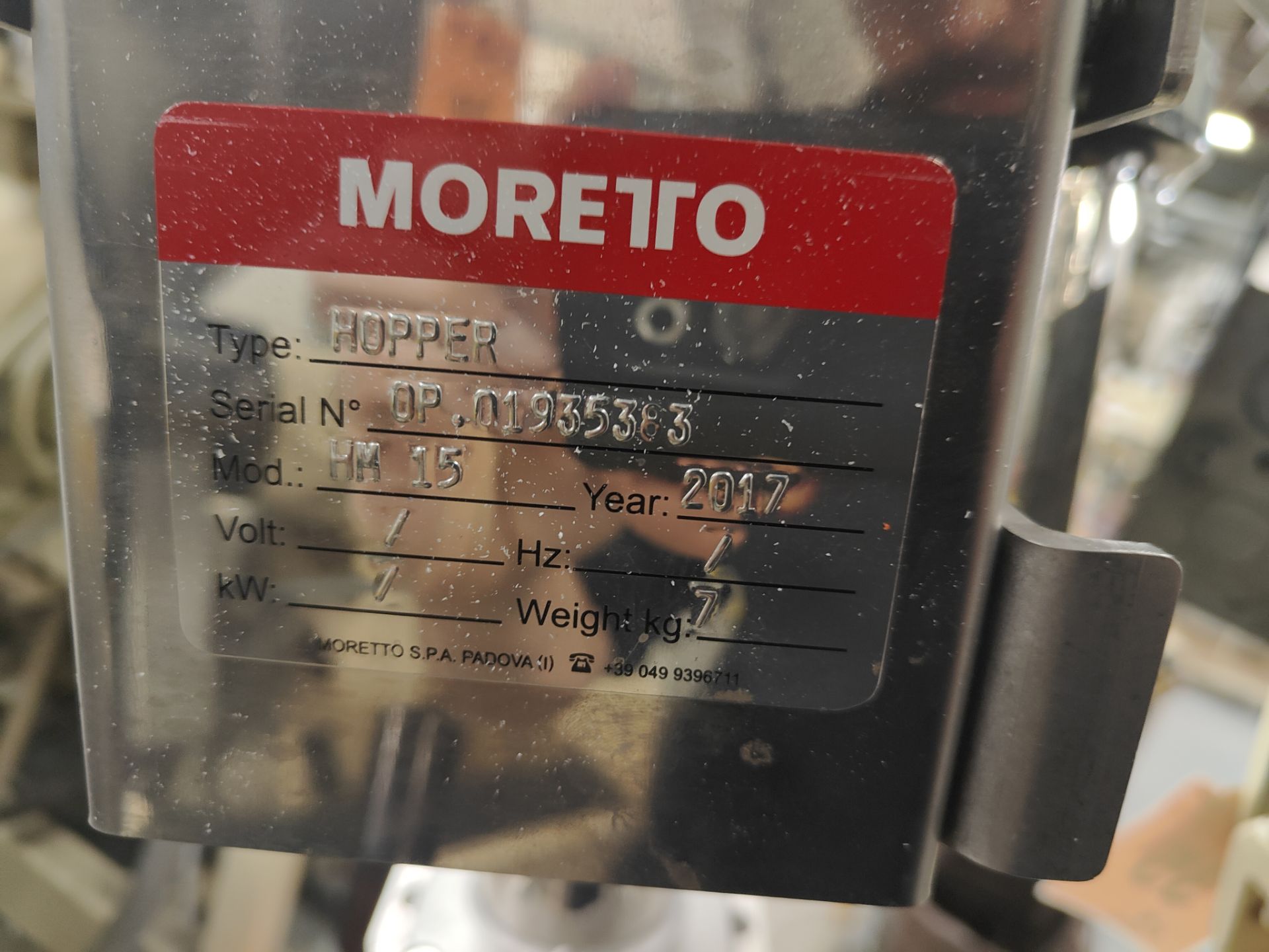 BREYER Extruder with MORETTO Hopper Loader mod. R3C42 (2017), MORETTO ...