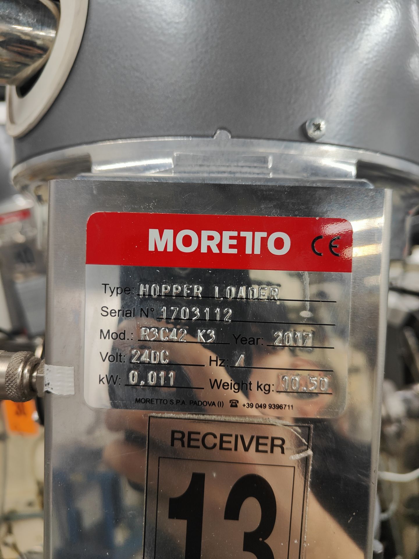 BREYER Extruder with MORETTO Hopper Loader mod. R3C42 (2017), MORETTO ...