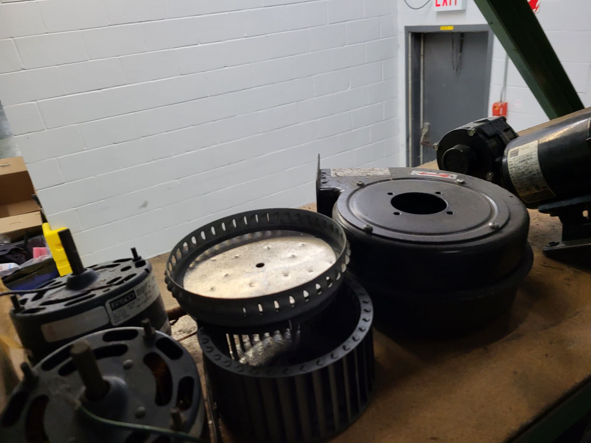 Contents of (6) Shelves of assorted Motors, electric, drive, gear ...