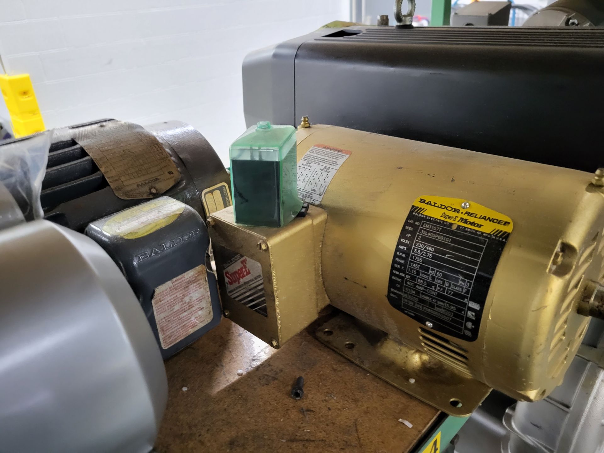 Contents of (6) Shelves of assorted Motors, electric, drive, gear ...