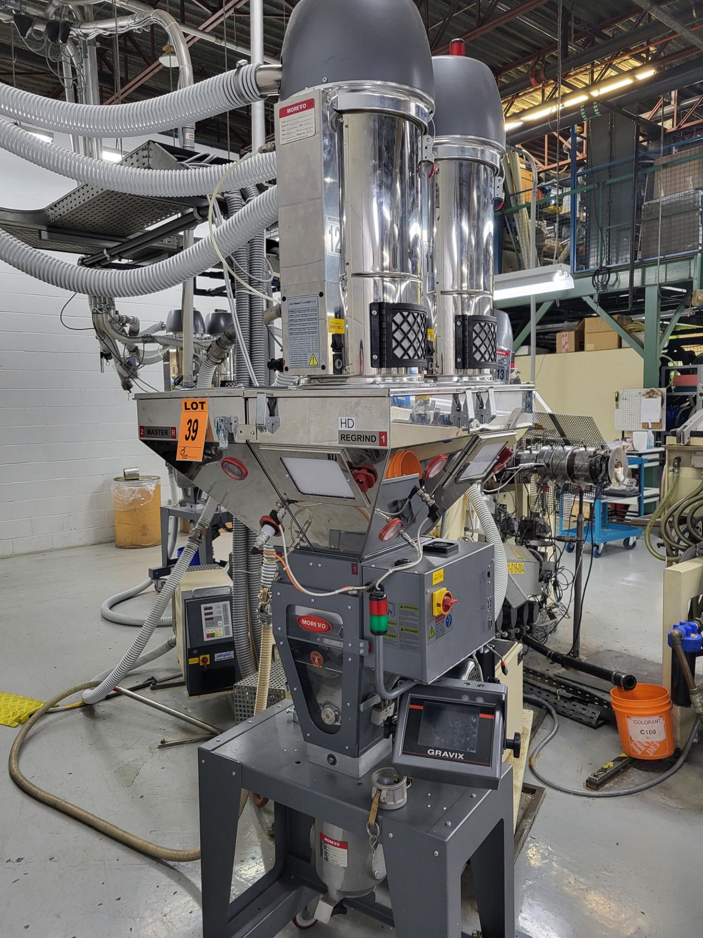 Complete 2017 MORETTO Mobile Dosing / Blending System with (2) Hopper ...