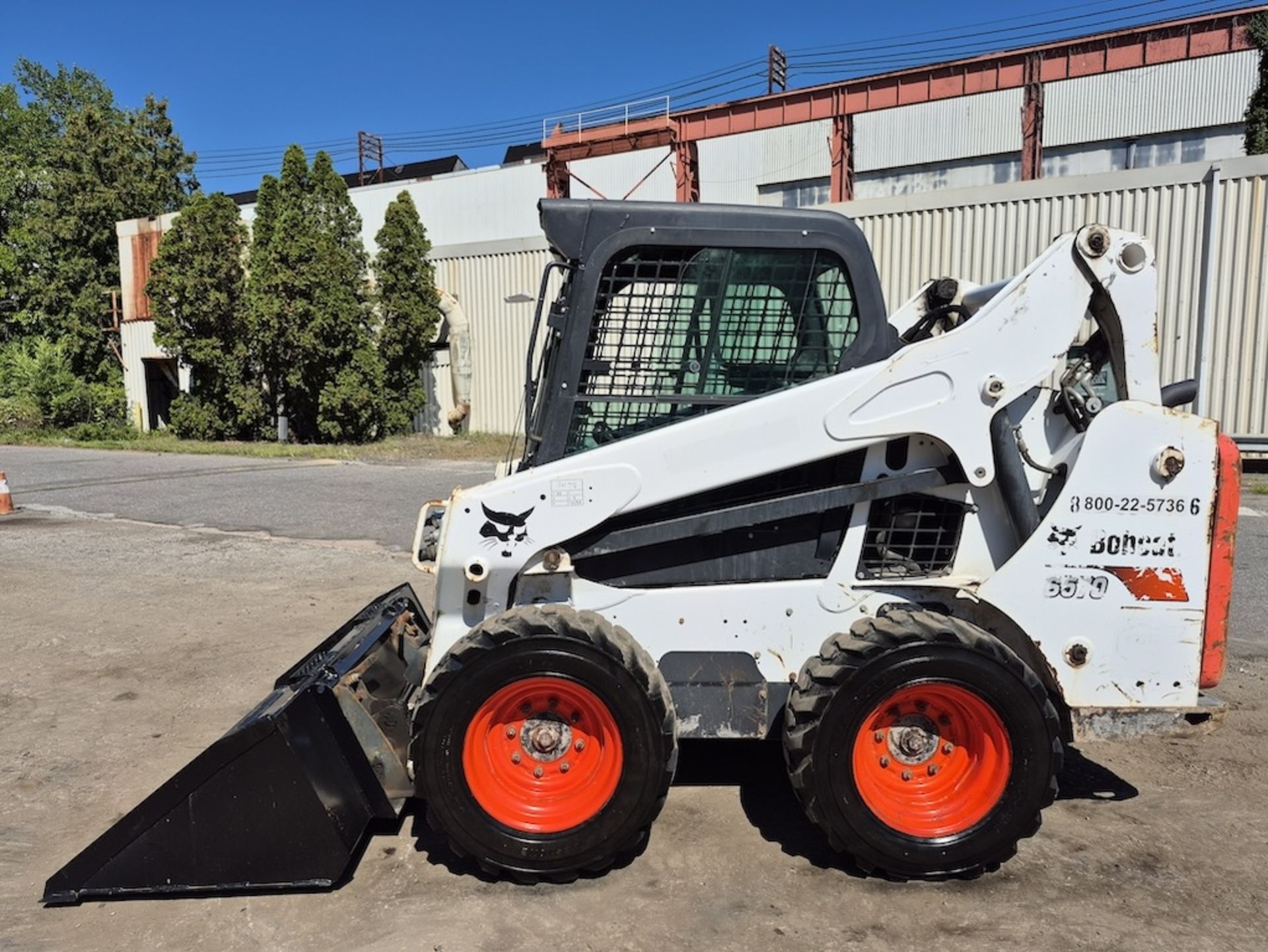 Make: bobcat, model: s570, year: 2018, sn: alm425718, bobcat diesel ...