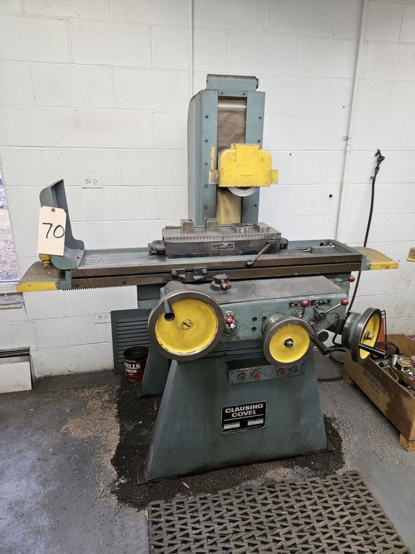 Clausing Covel #4011, 6" x 18" Hydraulic Surface Grinder, S/N 10H-5886 ...