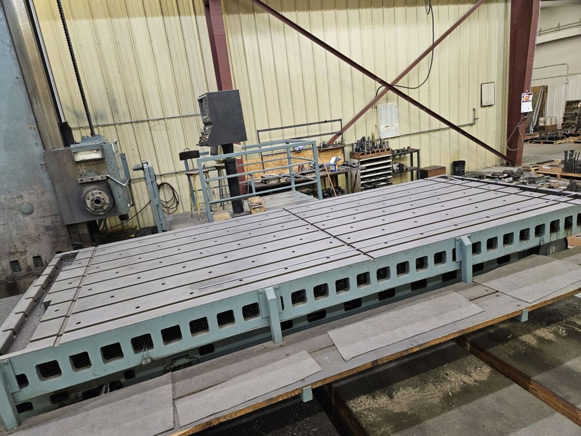 6" Giddings & Lewis (Fraser) H6-T CNC Table Type Boring Mill, S/N 420 ...