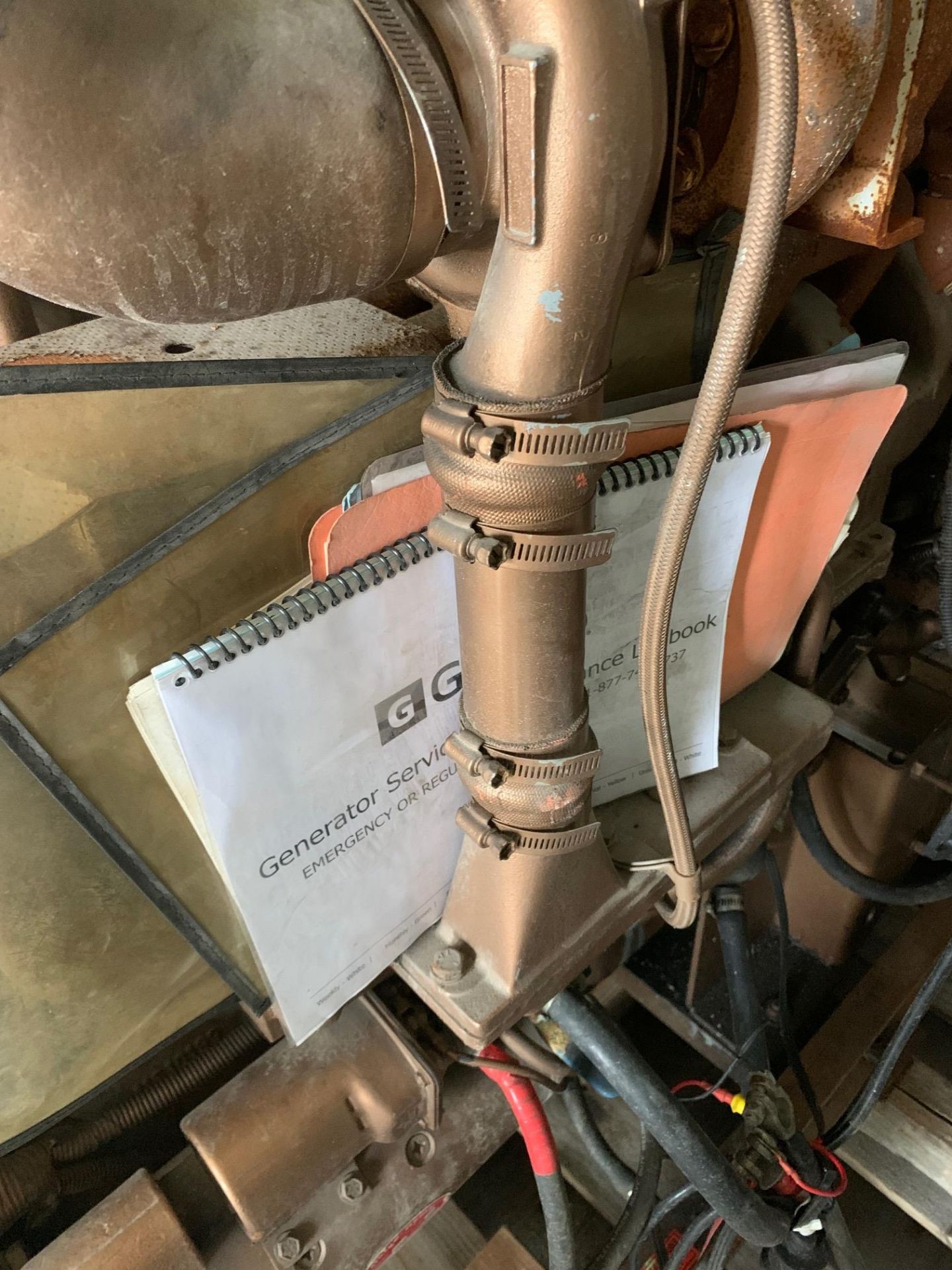 LAGDEN DIESEL GENERATOR 156KVA, ELECTRICS: 600V347V/3PH/60C, C/W ...