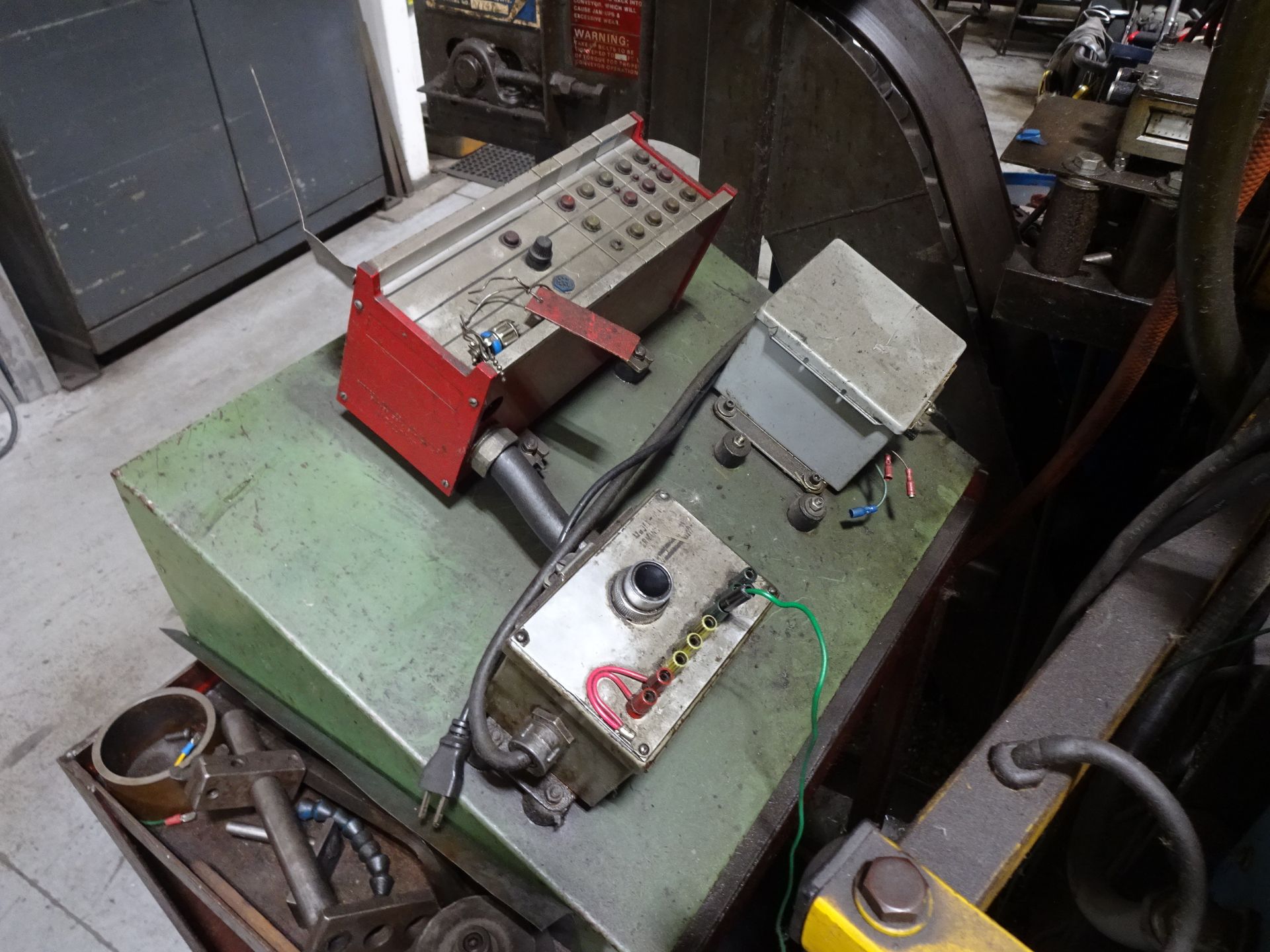 DANLY 150 TON MODEL H2-150-48-36 STRAIGHT SIDE SINGLE CRANK PRESS, S/N ...