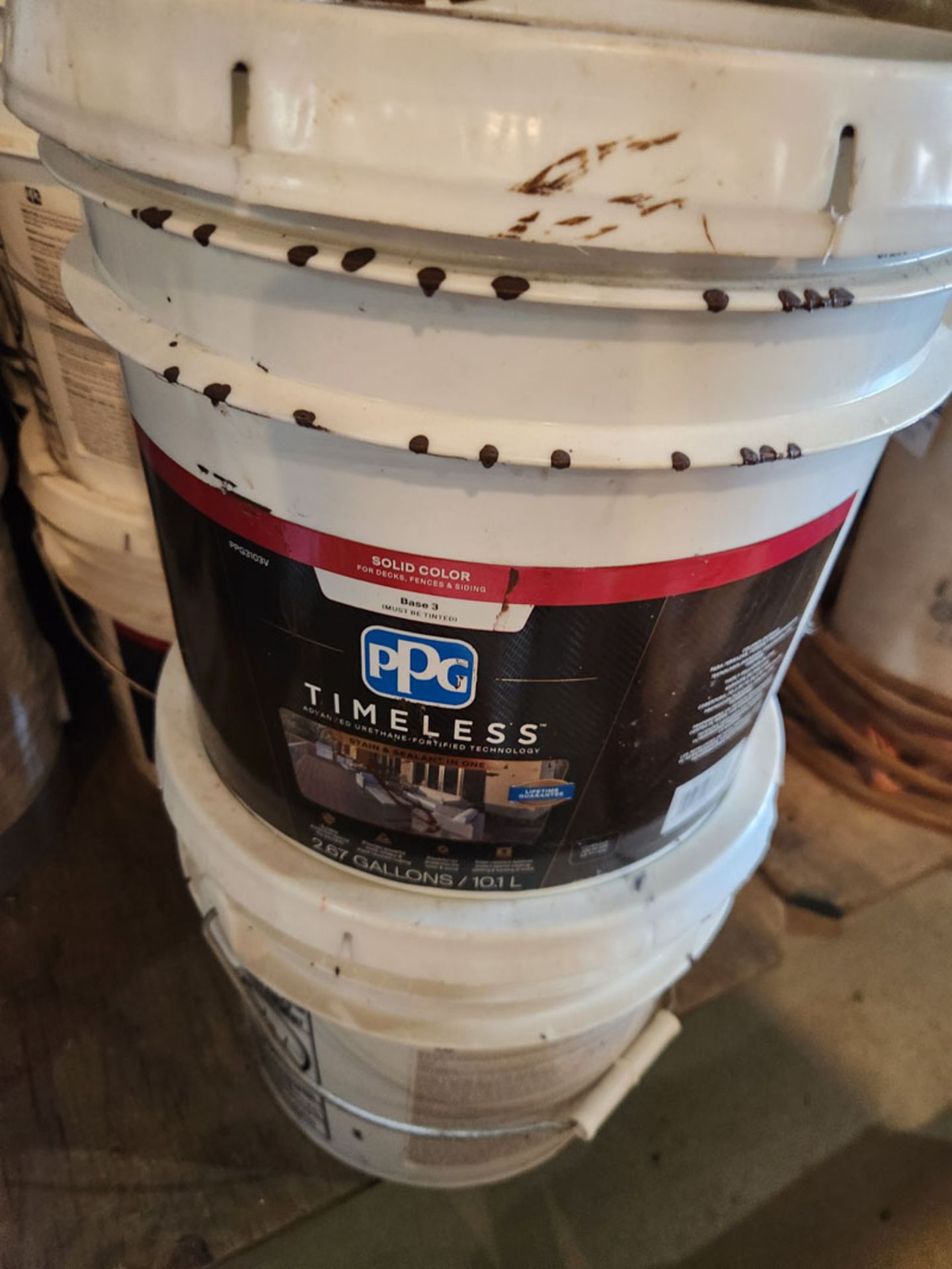 13 PALES OF ASSORTED PAINT