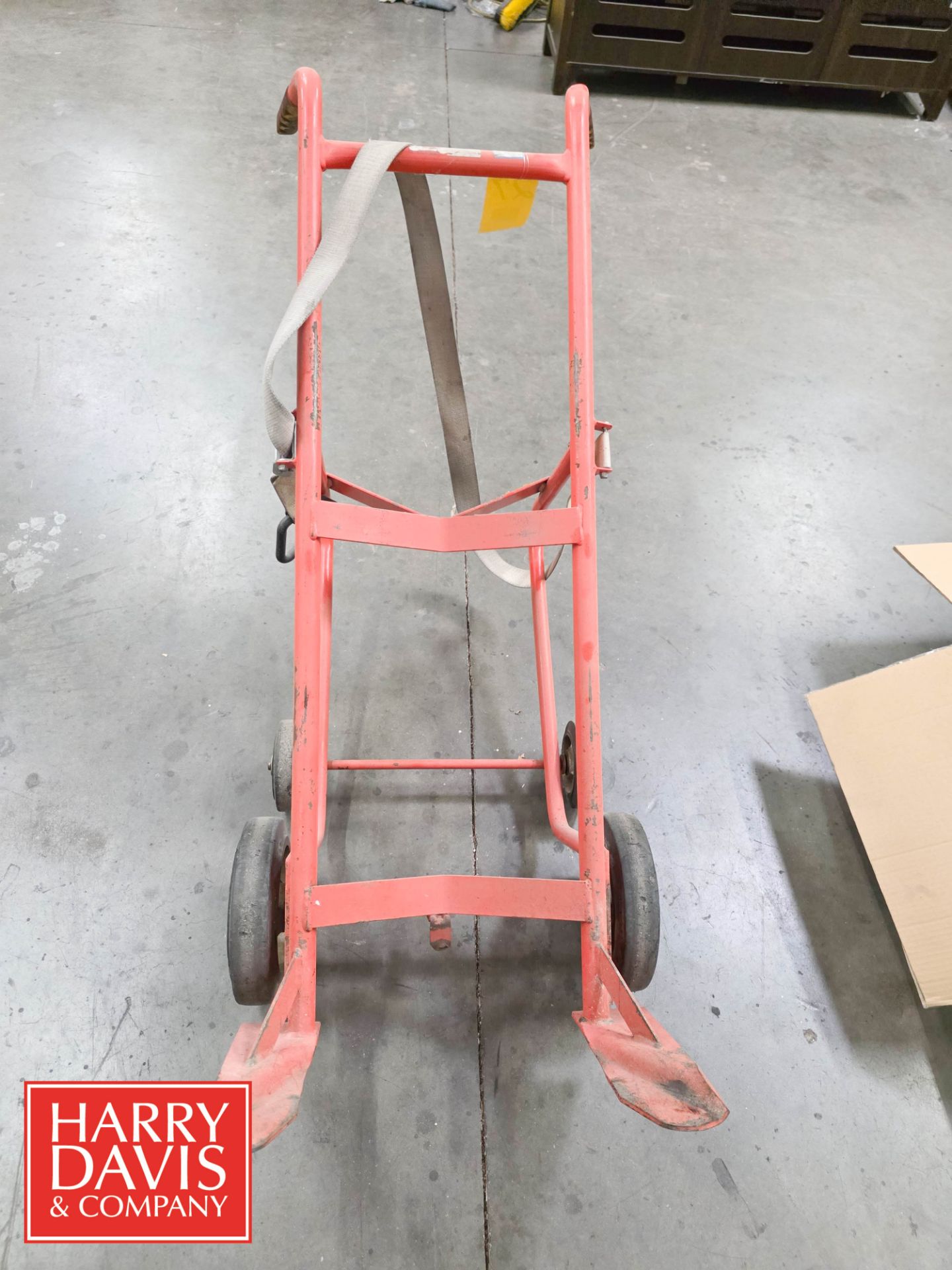 Heavy Duty Drum Dolly with Belted Tie-Down Strap - Rigging Fee: $100