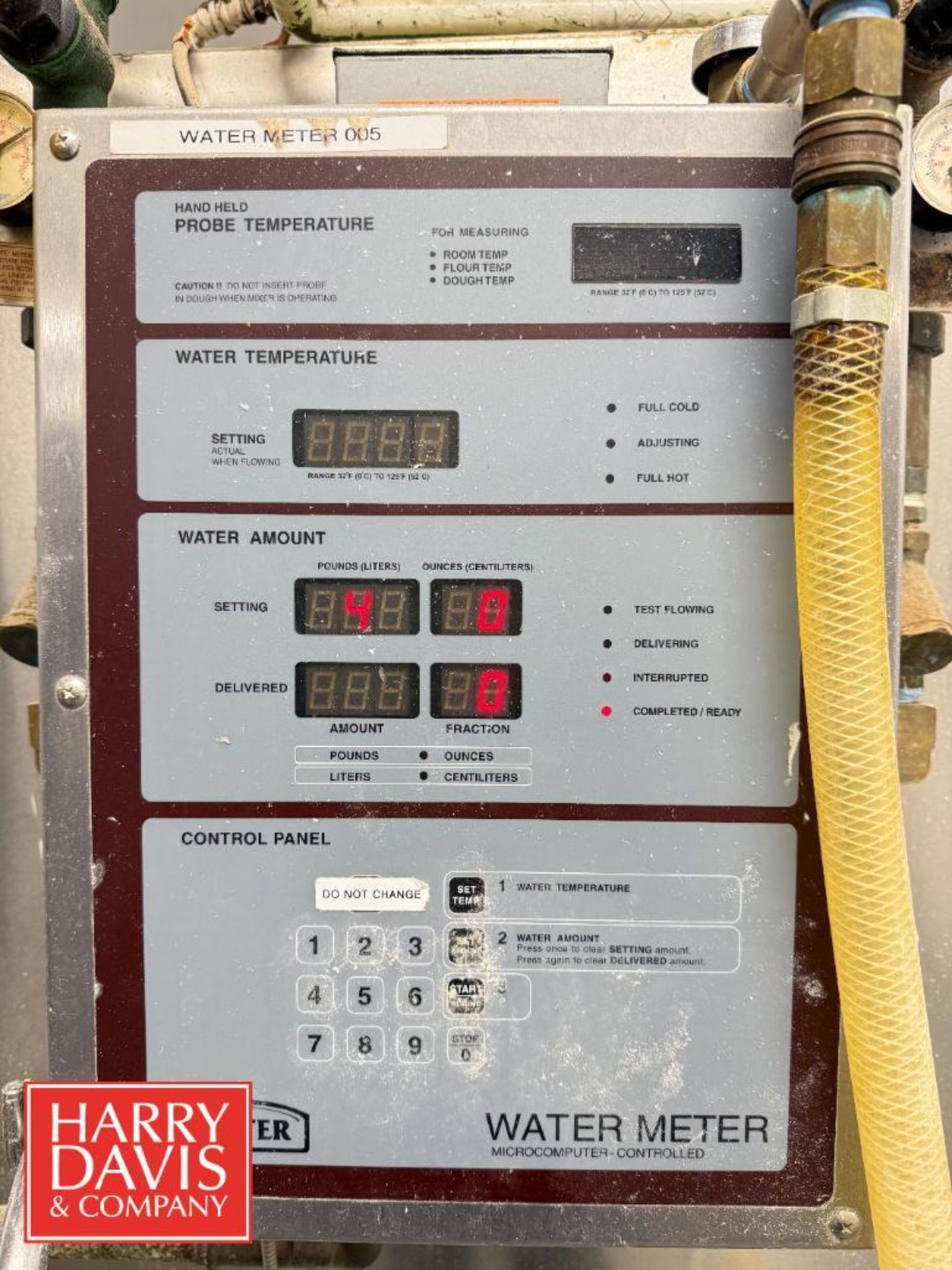 Baxter Water Meter, Model: WM600, S/N: 24-2029911 - Rigging Fee: $125