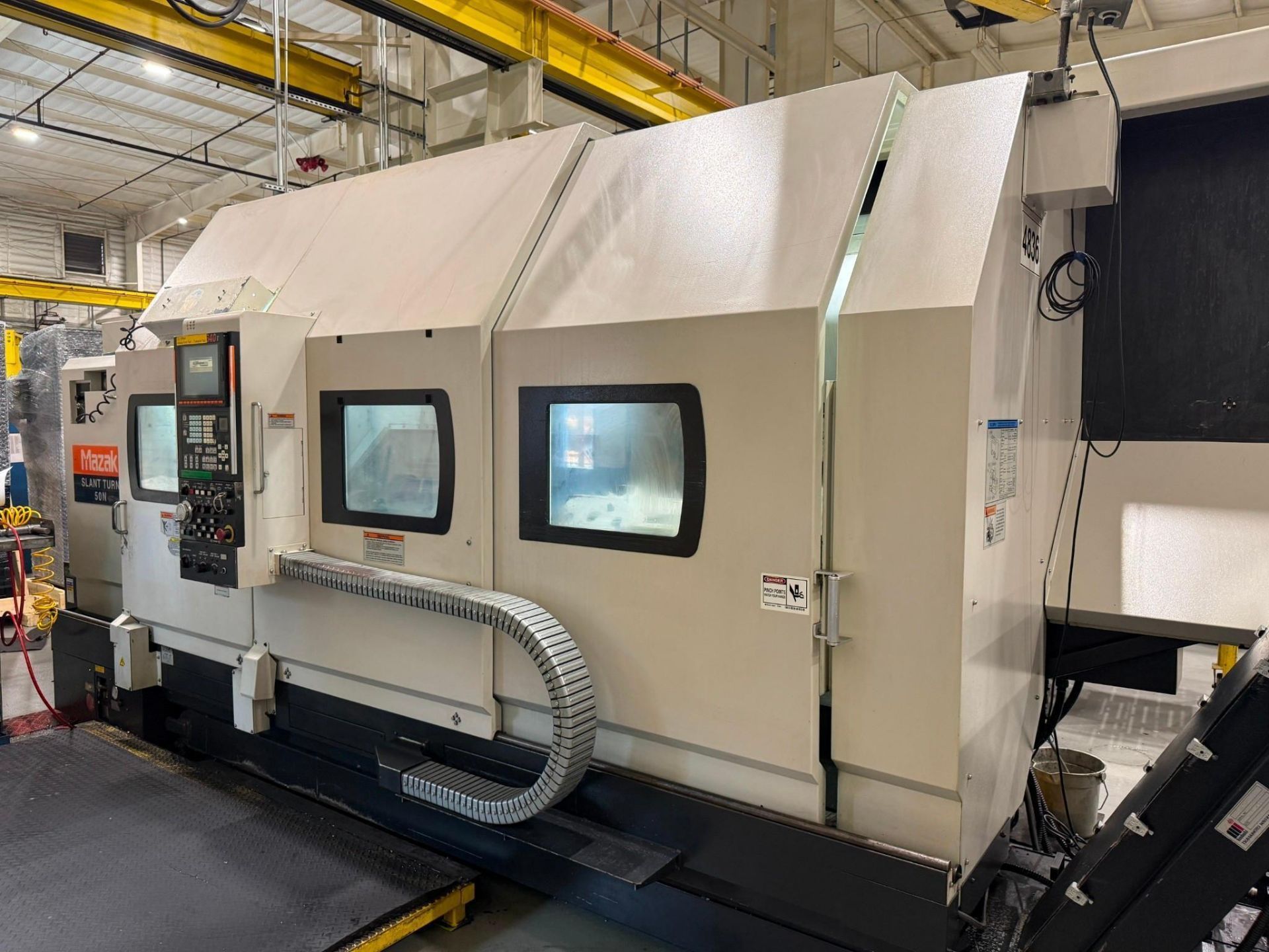 Mazak Slant Turn 50N CNC Lathe with 10.8" Spindle Bore Model: Slant ...