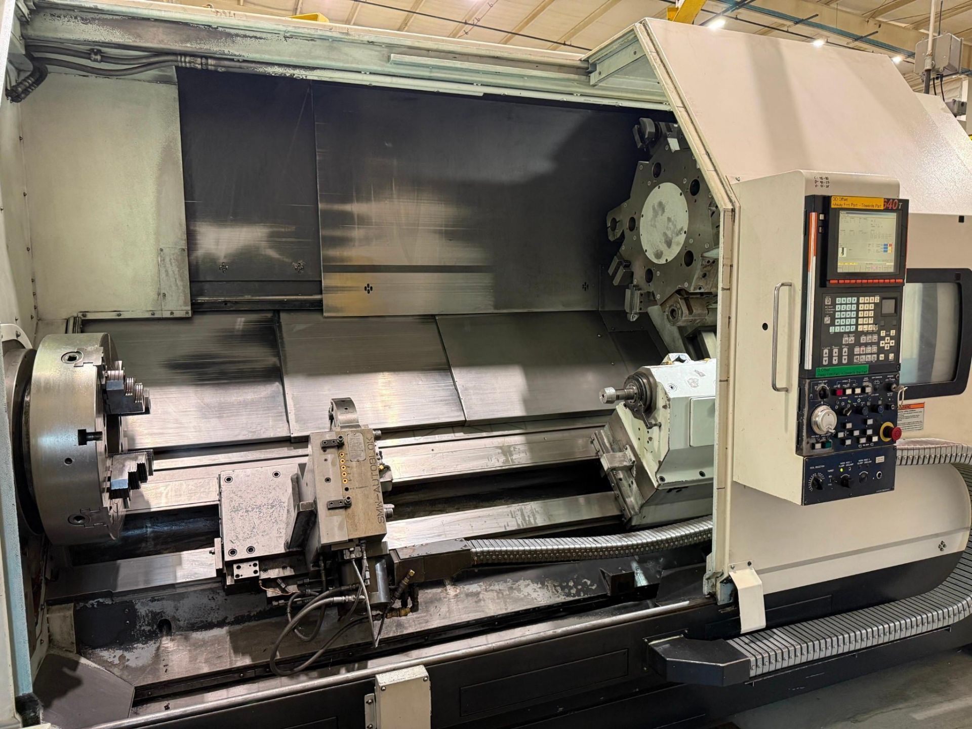 Mazak Slant Turn 50N CNC Lathe with 10.8" Spindle Bore Model: Slant ...