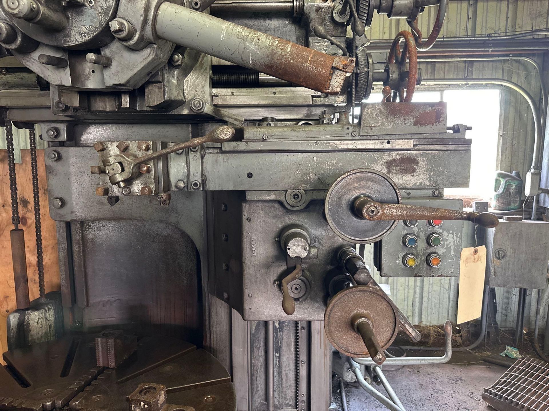 42 Bullard Vertical Turret Lathe, VTL, turret head, side head, 4 jaw ...
