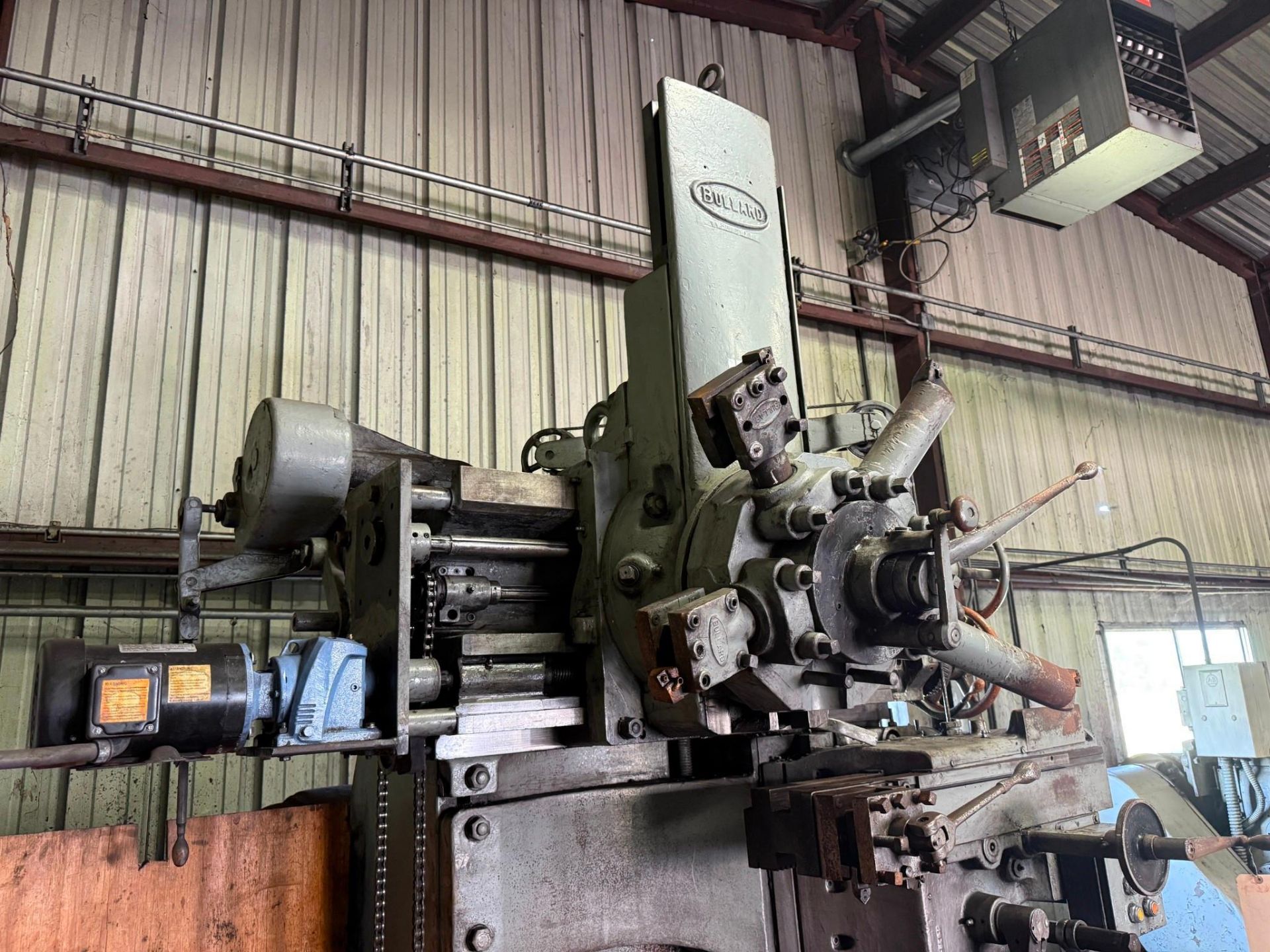 42 Bullard Vertical Turret Lathe, VTL, turret head, side head, 4 jaw ...