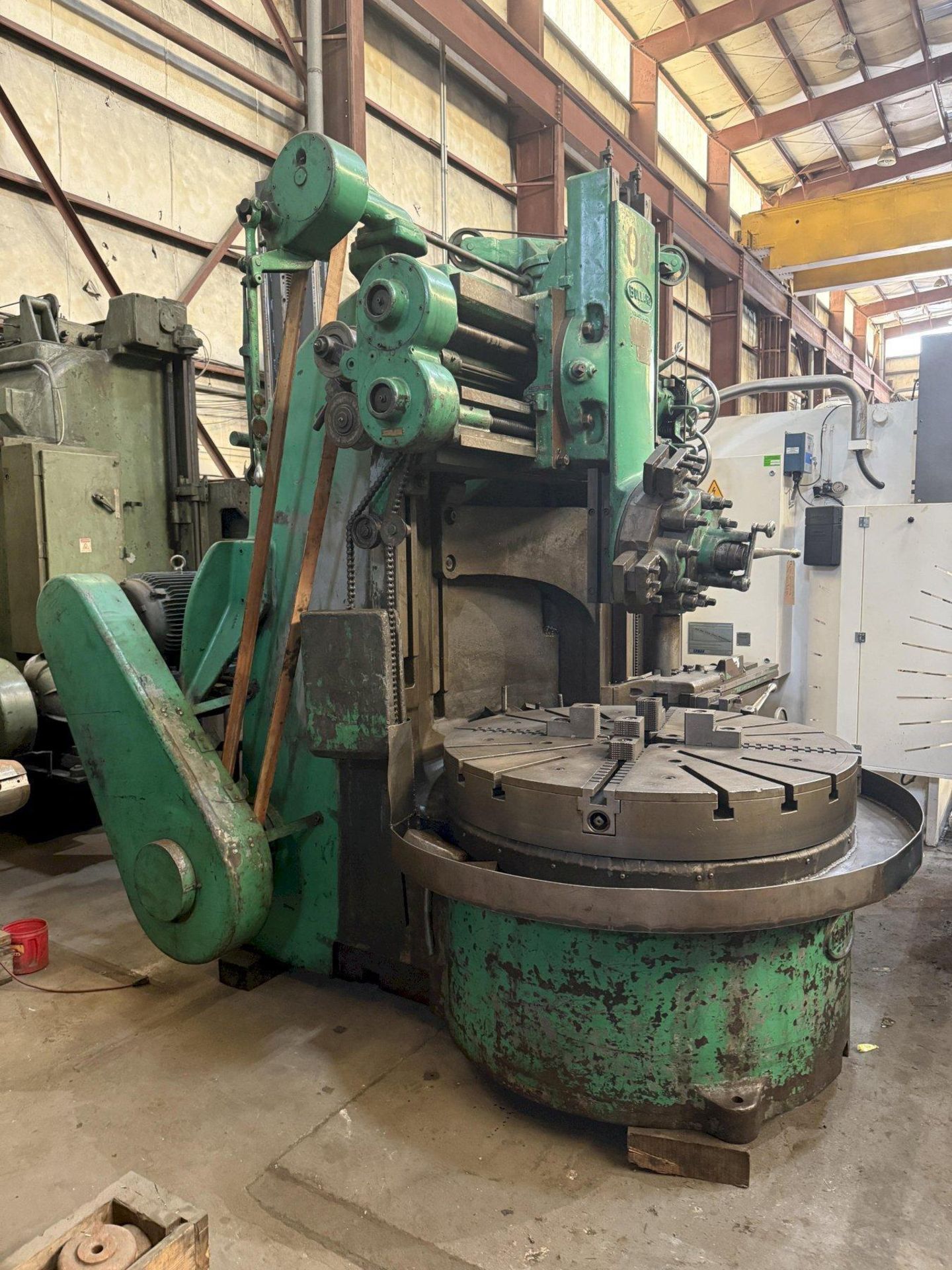 50" Bullard, Spiral Drive - Vertical Turret Lathe VTL, S/N 21583, Table ...