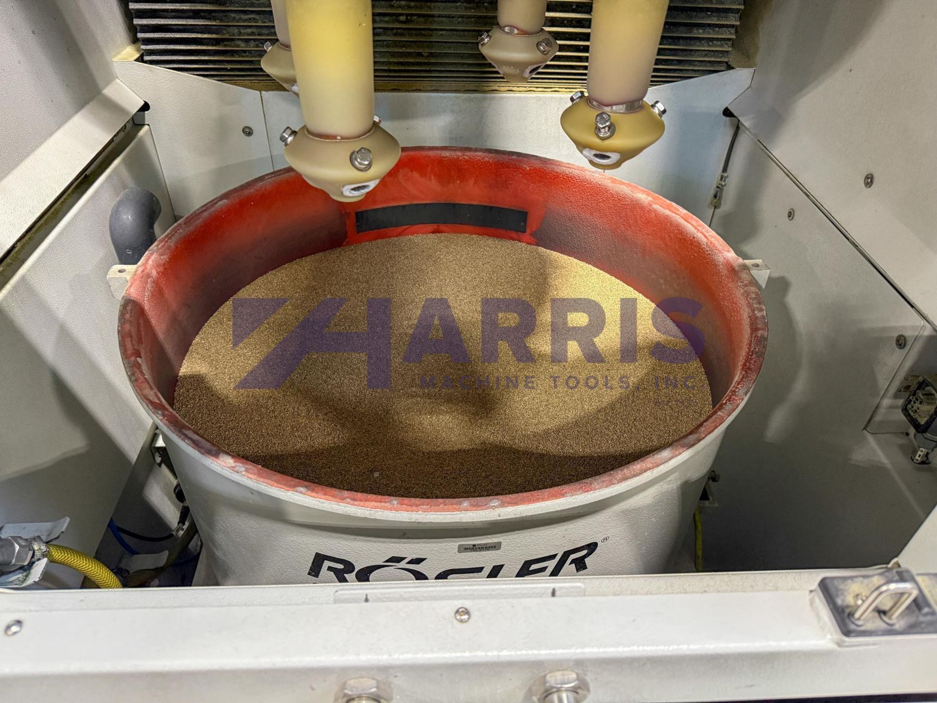 Rosler E92-So - Drag Finishing / Vibratory Finisher with 3 Bowls and ...
