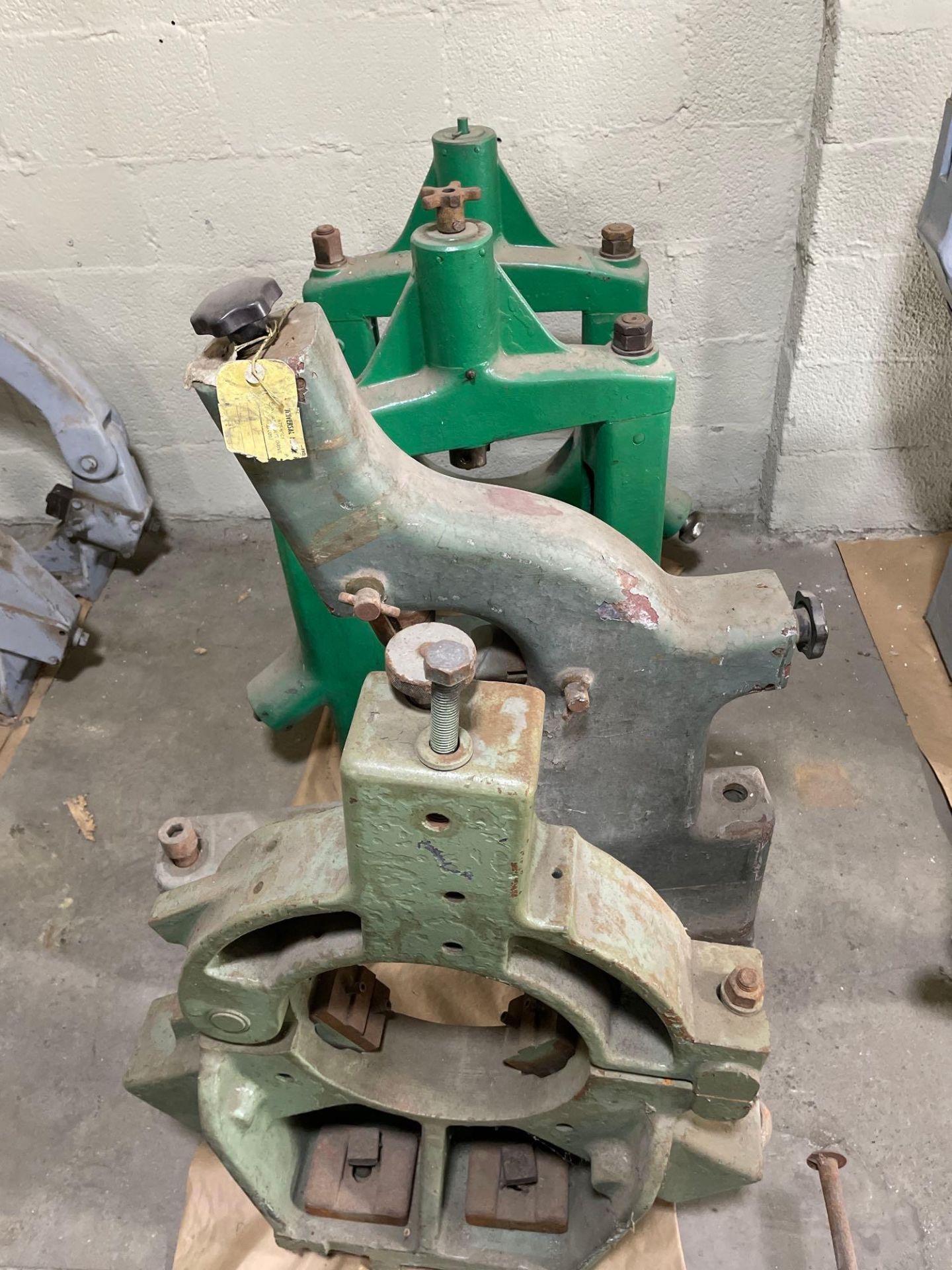 Lot of 8: Assorted Medium to Large Lathe Steady Rests No reserve.