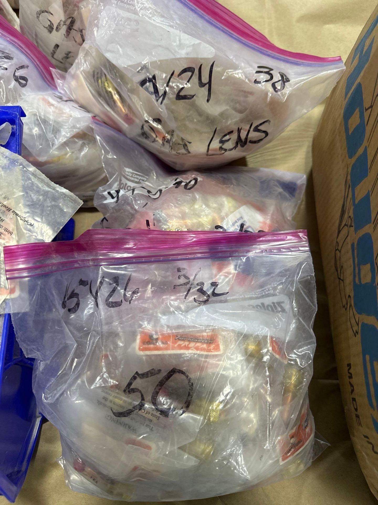 Large Lot of New Gas Lend Collet Bodies, Estimated. (50+) 45V27 Gas ...