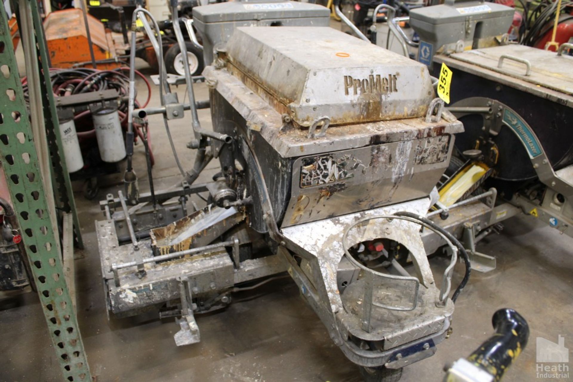 GRACO THERMOLAZER THERMOPLASTIC PROMELT SYSTEM PAINT STRIPPING KETTLE