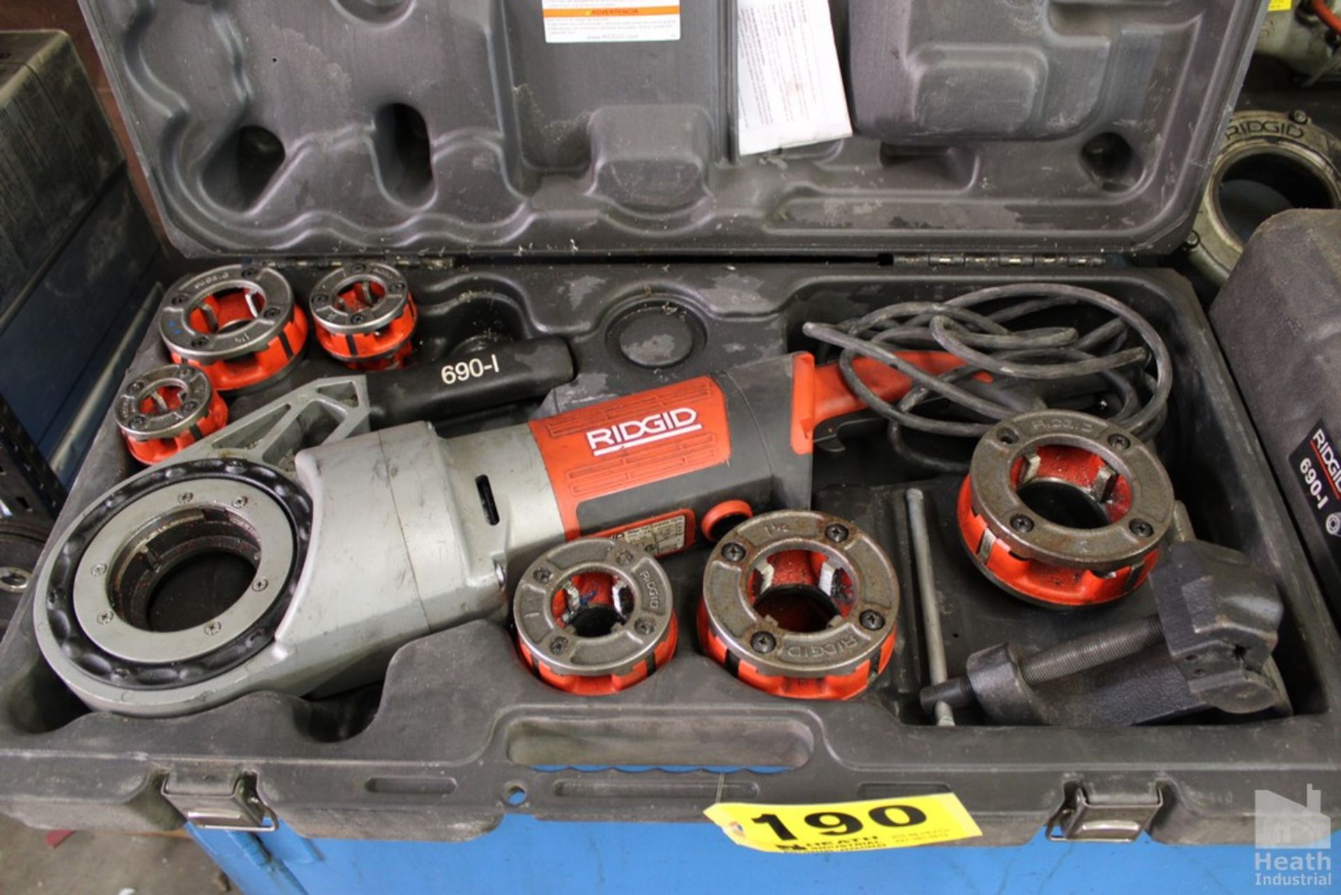RIDGID 690-1 PORTABLE PIPE THREADER