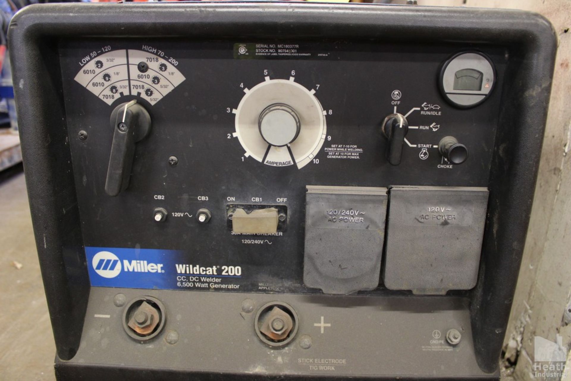 MILLER WILDCAT 200 CC DC WELDER 6500 WATT GENERATOR SUBARU GAS ENGINE
