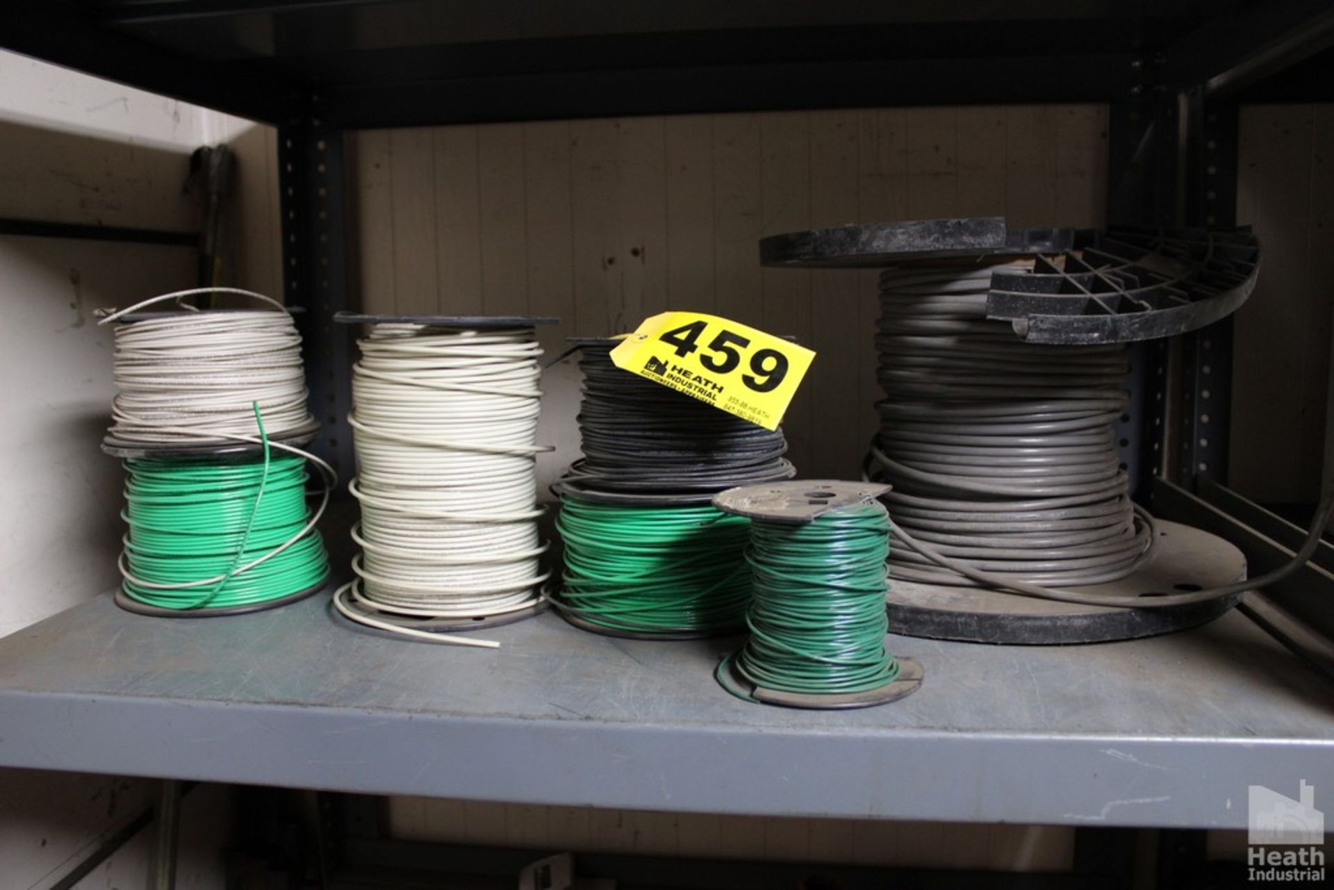 (6) SPOOLS ELECTRICAL WIRE AND ONE SPOOL COMMUNICATION WIRE