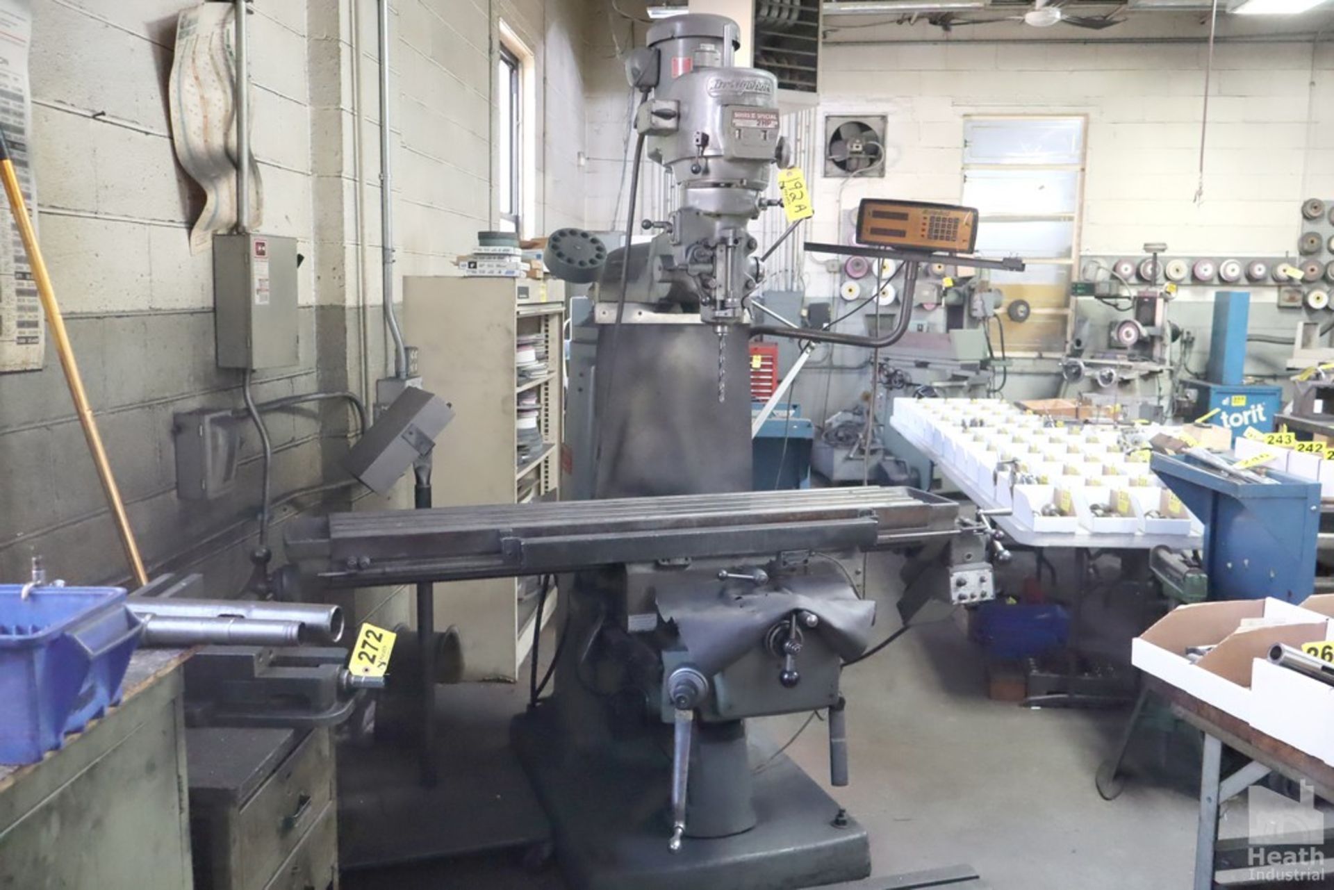 BRIDGEPORT 2 HP MODEL SERIES II SPECIAL VARIABLE SPEED RAM TYPE ...
