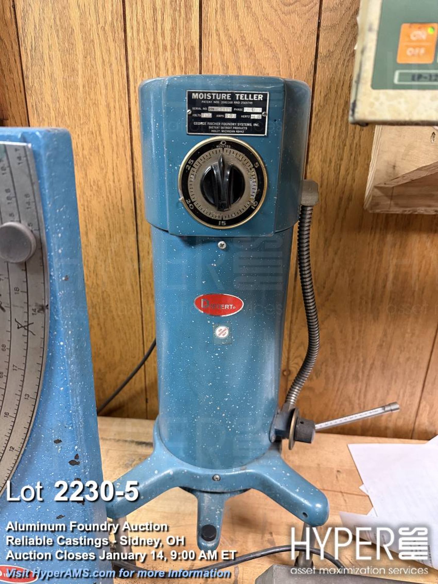 Dietert sand testing unit as pictured