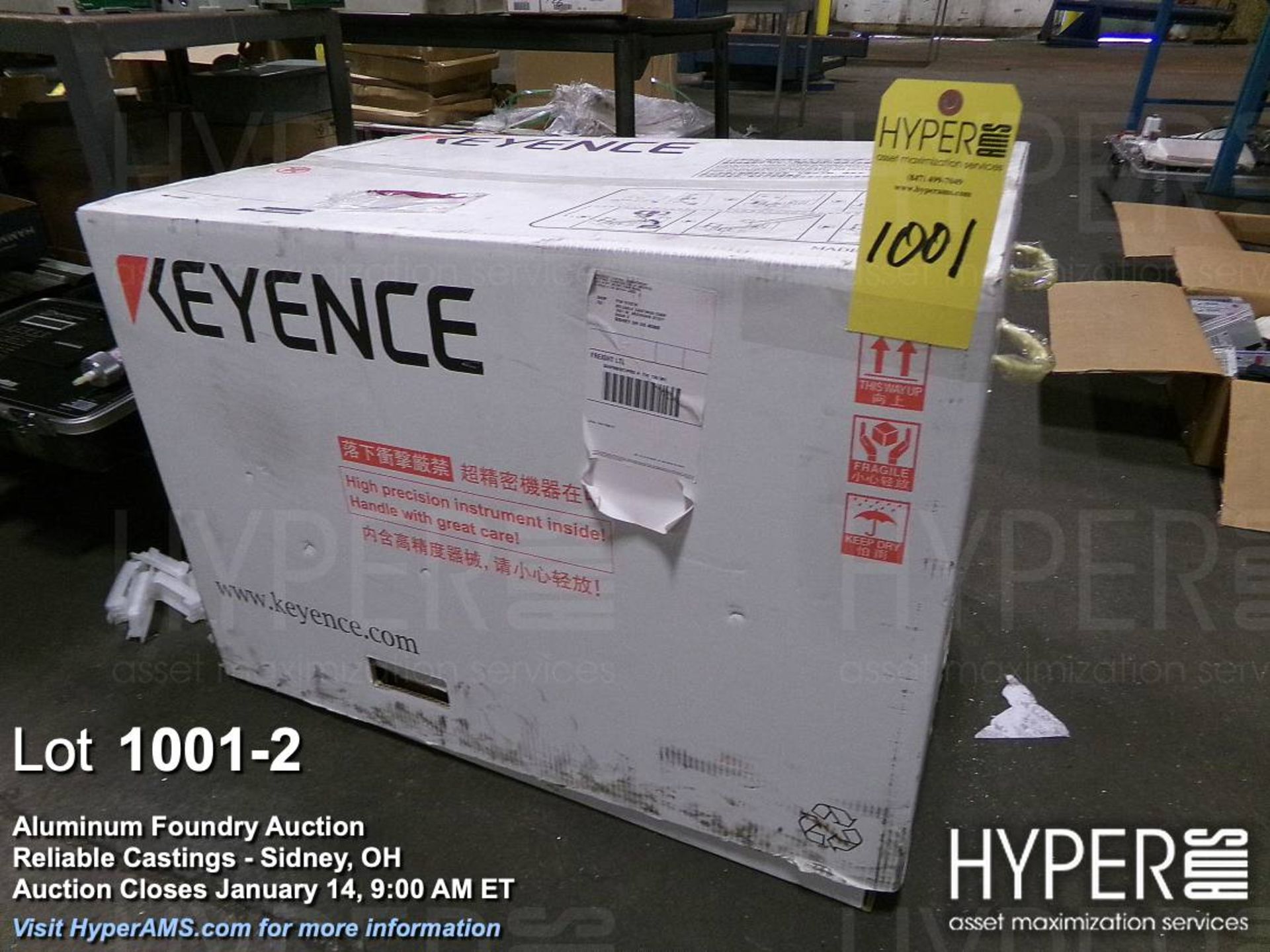 Keyence MD-X1500 3-Axis Hybrid Laser marking system, 25W 1064 nm YVO-4 ...