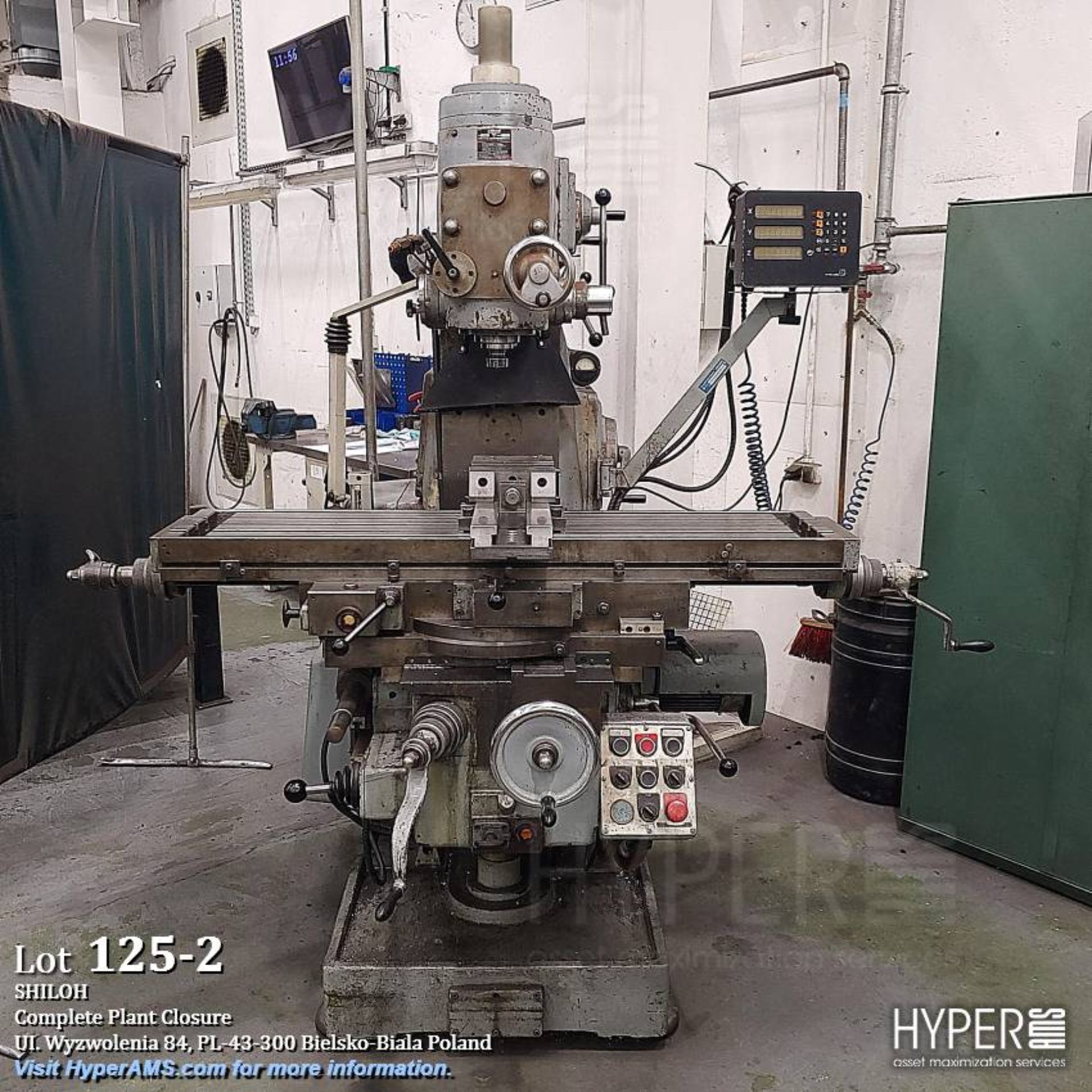 Milling Machine 1602 Producer: VARNAMO