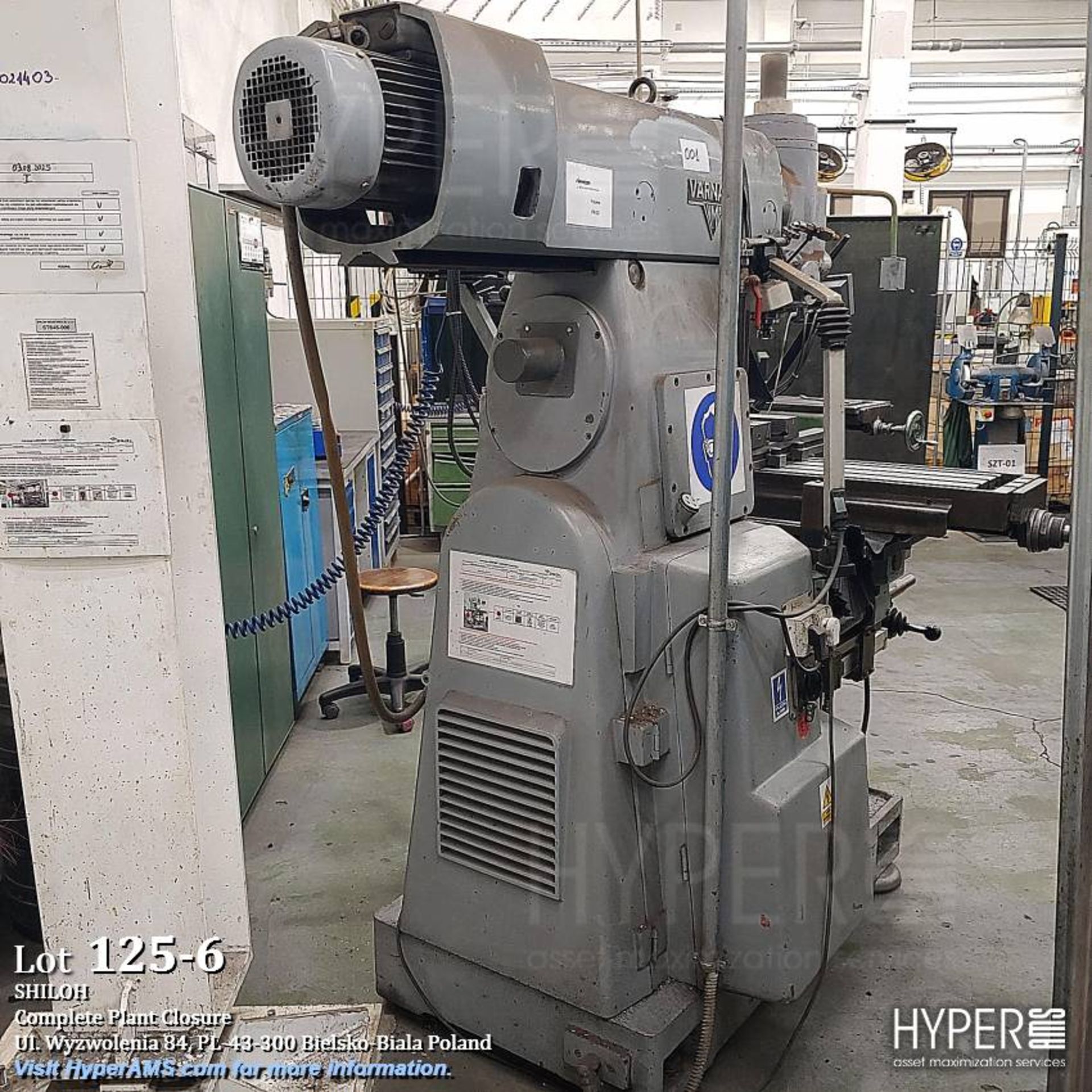 Milling Machine 1602 Producer: VARNAMO