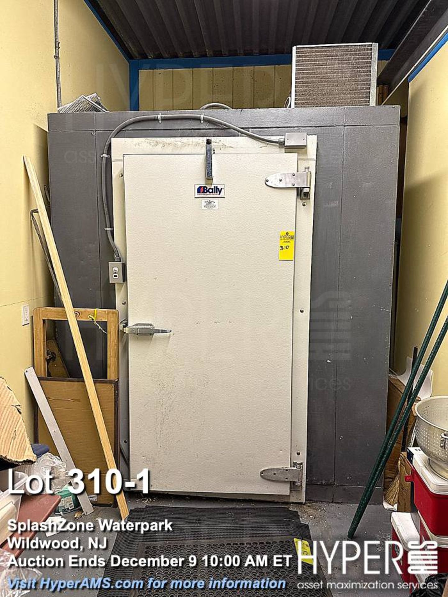 Bally Walk-In Freezer, 7â€™x6â€™x9â€™ high with compressor Serial ...