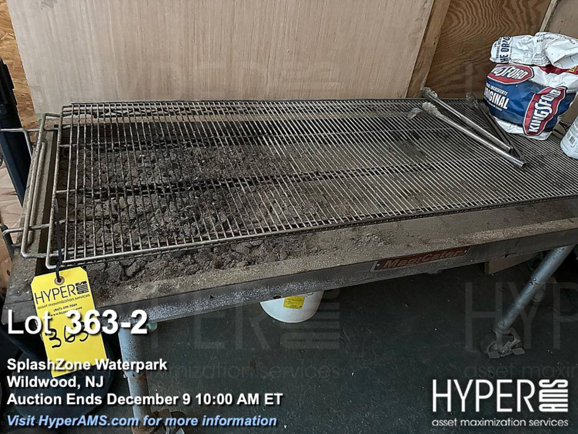 MagiCater Commercial Grill, Rolling cart base, Large cooking surface ...