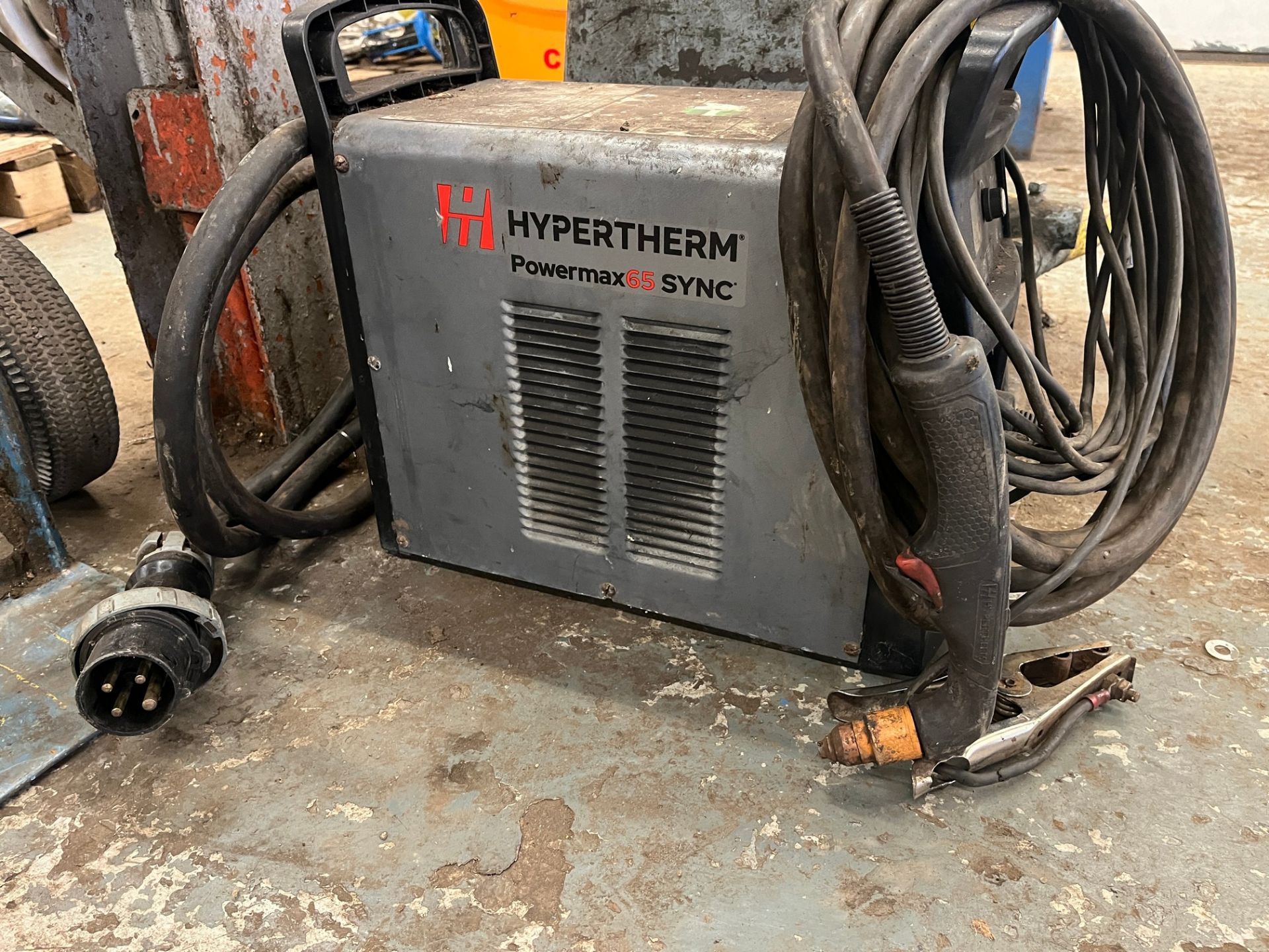 HYPERTHERM POWER MAX 65 PLASMA CUTTER W/ CABLES