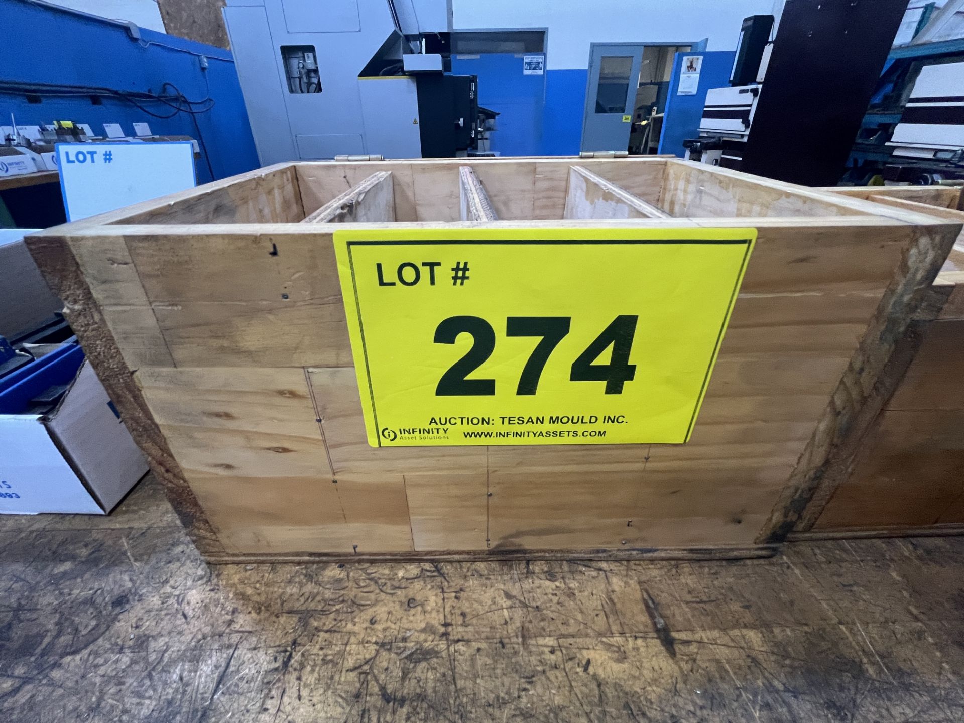 LOT OF (2) BOXES OF EDM COMPONENTS