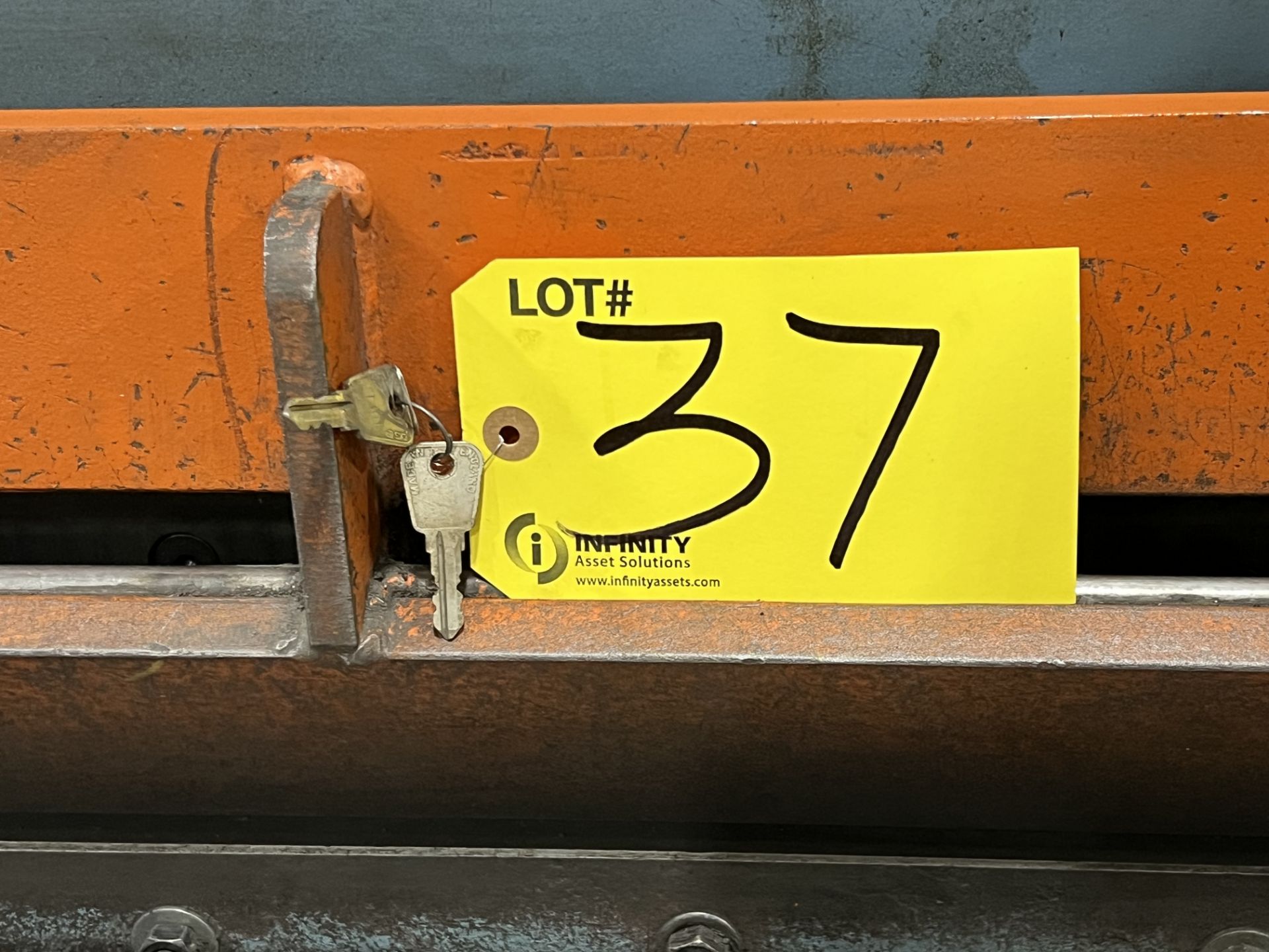 DARBERT AUTOSHEAR 4' X 1/8" CAP. HYDRAULIC SHEAR, MODEL S125 (LOCATED ...