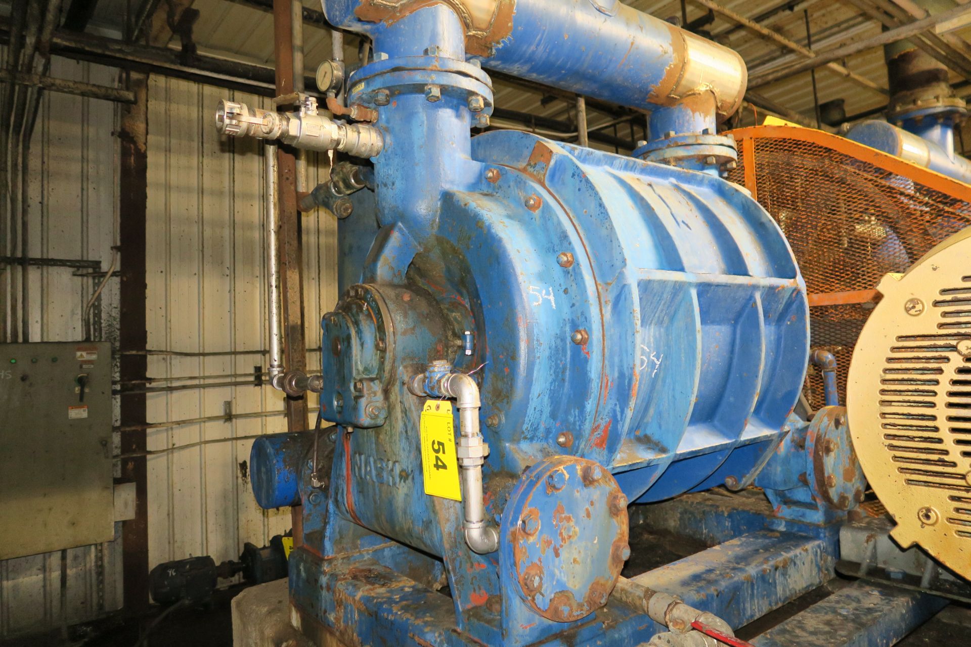 NASH VACUUM PUMP CL-3002 (W/ BELT GUARD AND BASE) (VAC)