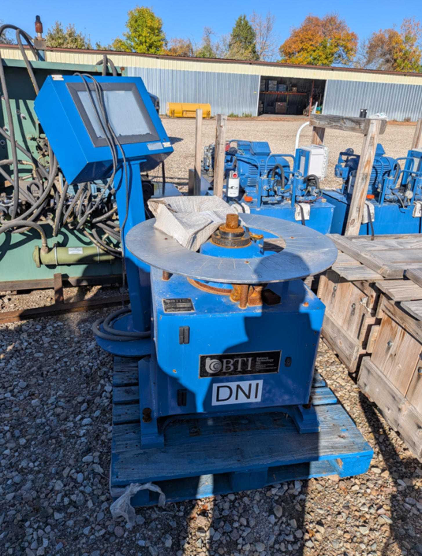 2016 BALANCE TECHNOLOGY INC. BTI VNR-50 STATIC BALANCER, S/N 13024 ...