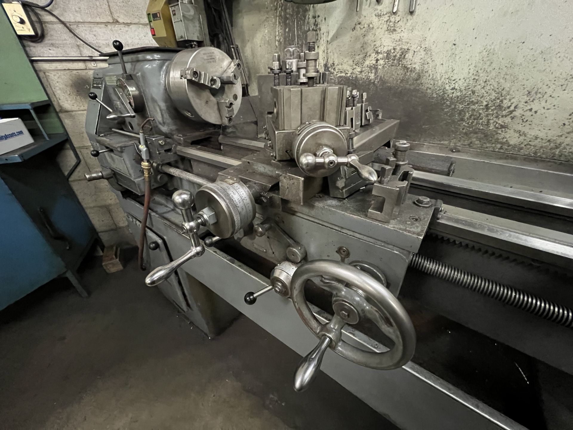 WESTERN LATHE MODEL KWL2, S/N 588 W/8" 3-JAW CHUCK, 14" SWING, TOOL ...