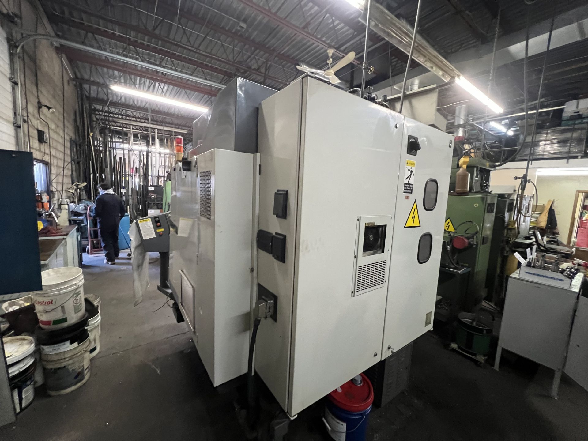 LEADWELL MCV-OP CNC VERTICAL MACHINING CENTER, FANUC SERIES O-M CNC ...