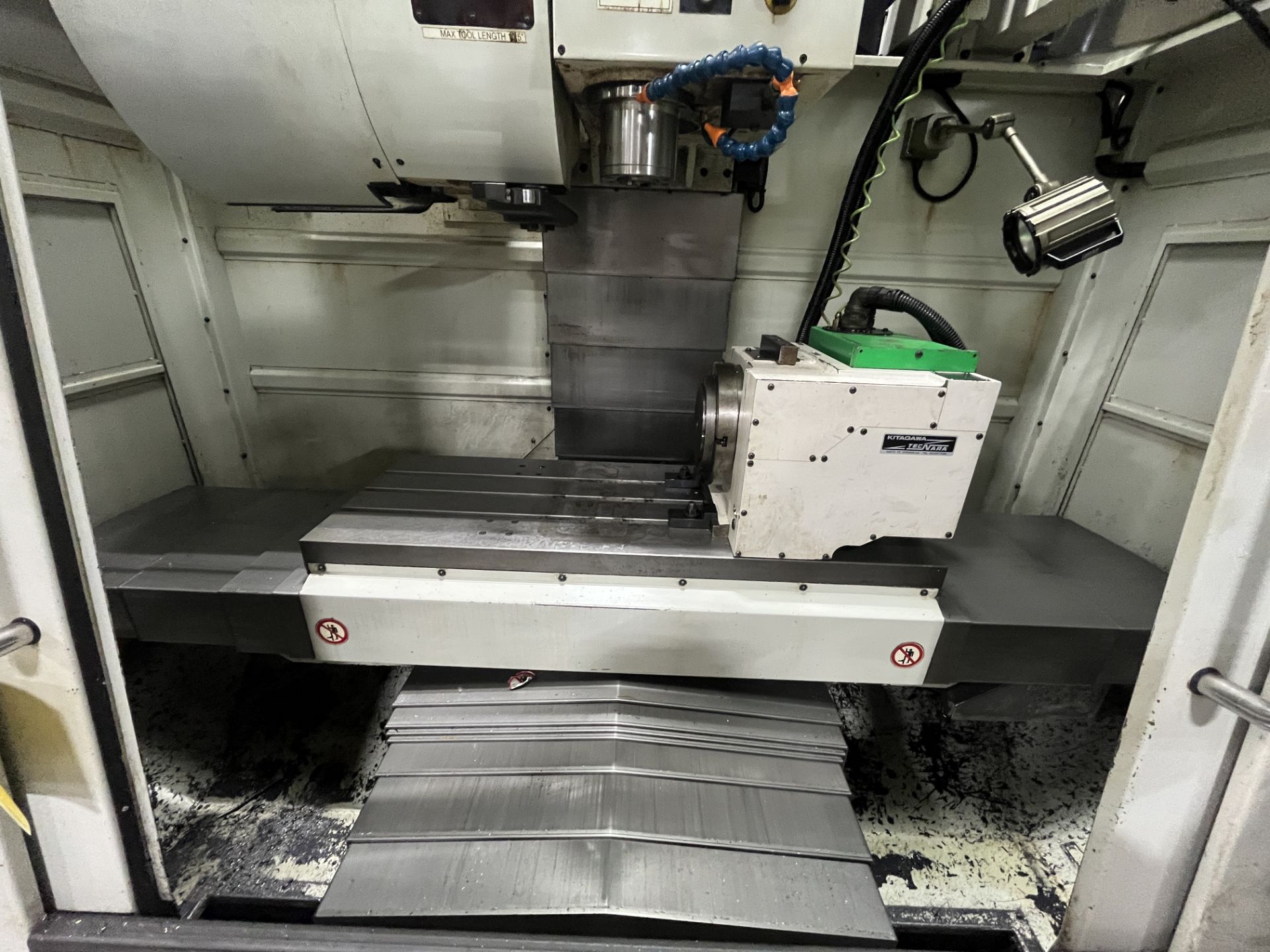 2008 HURCO VM20 CNC VERTICAL MACHINING CENTER W/ KITAGAWA TECNARA 4TH ...